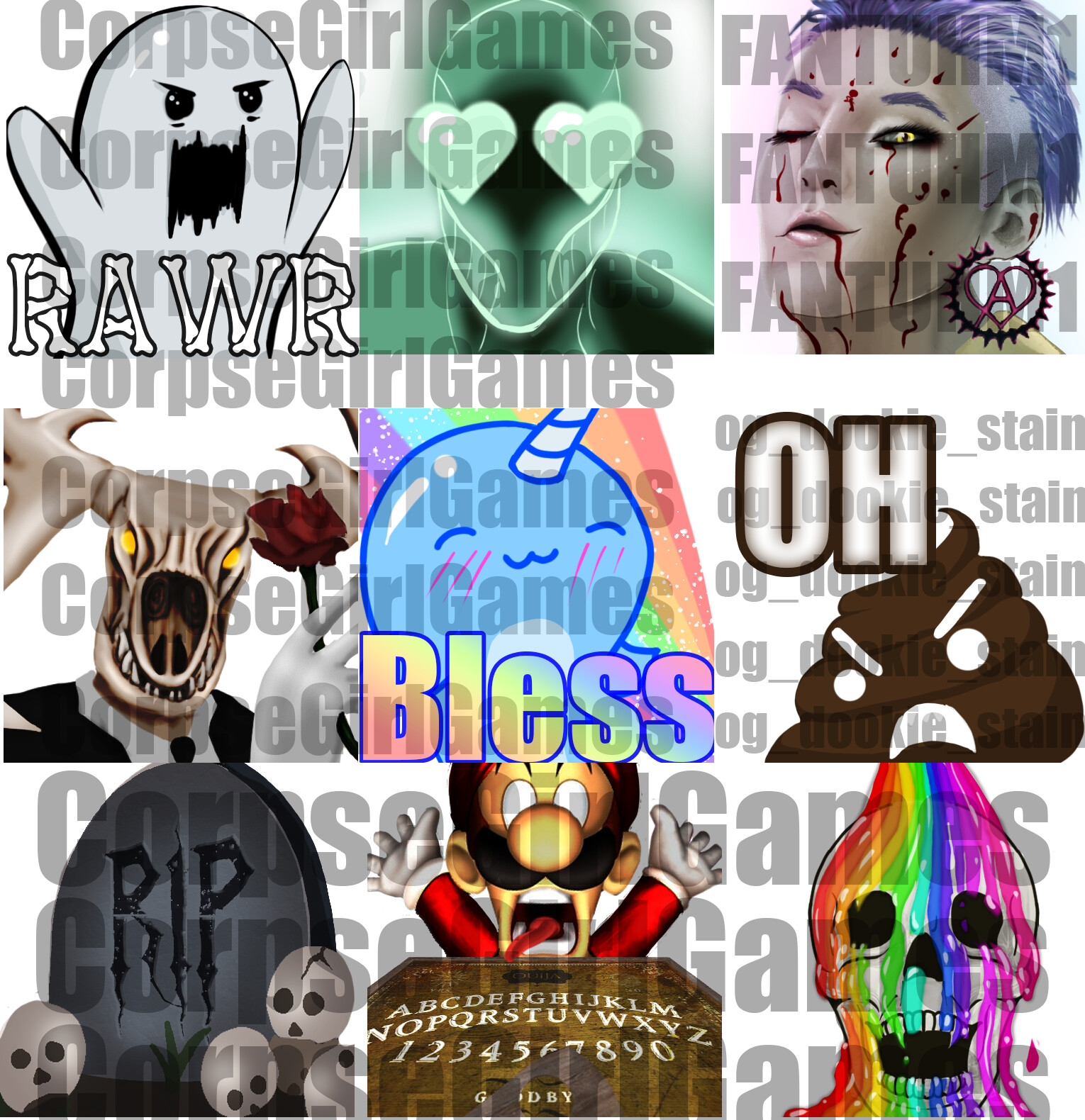 Corpse Girl - Twitch Emotes