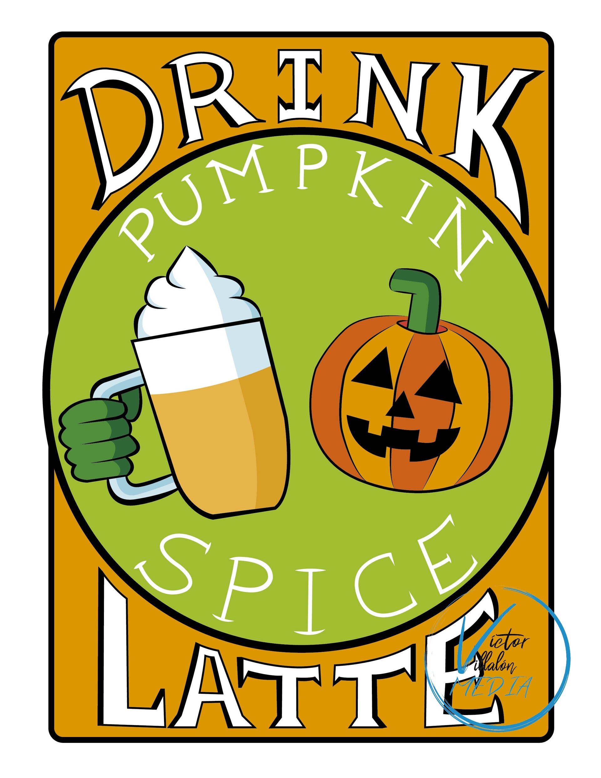 ArtStation - Drink Pumpkin Spice Latte