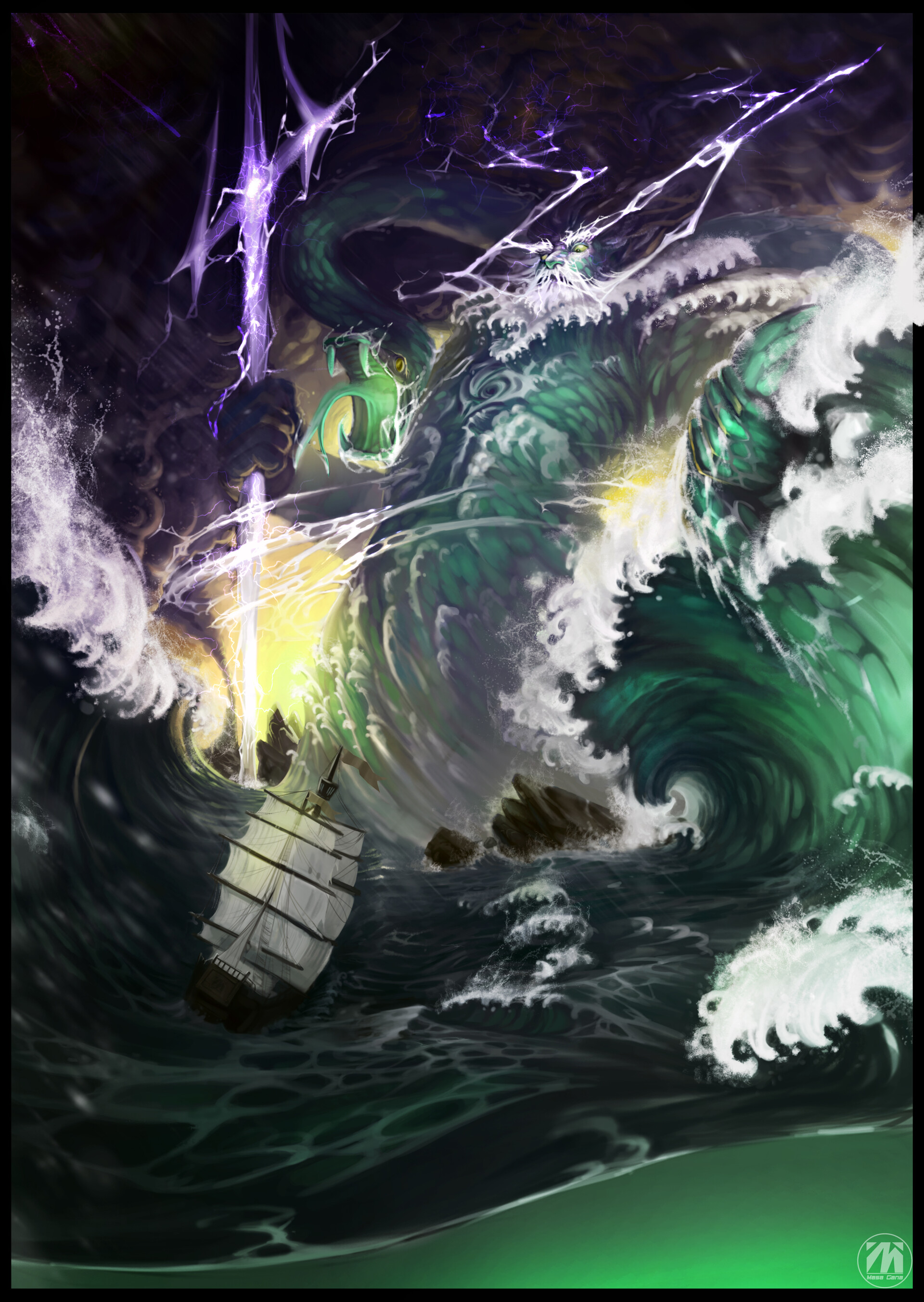 ArtStation - Poseidon's Wrath