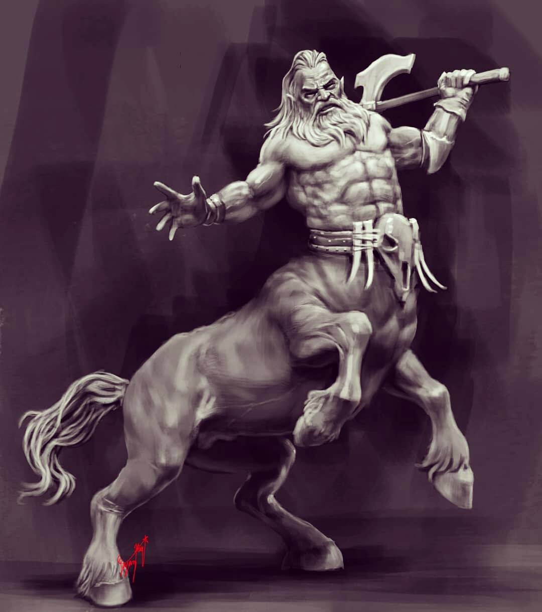 ArtStation - Angry Centaur