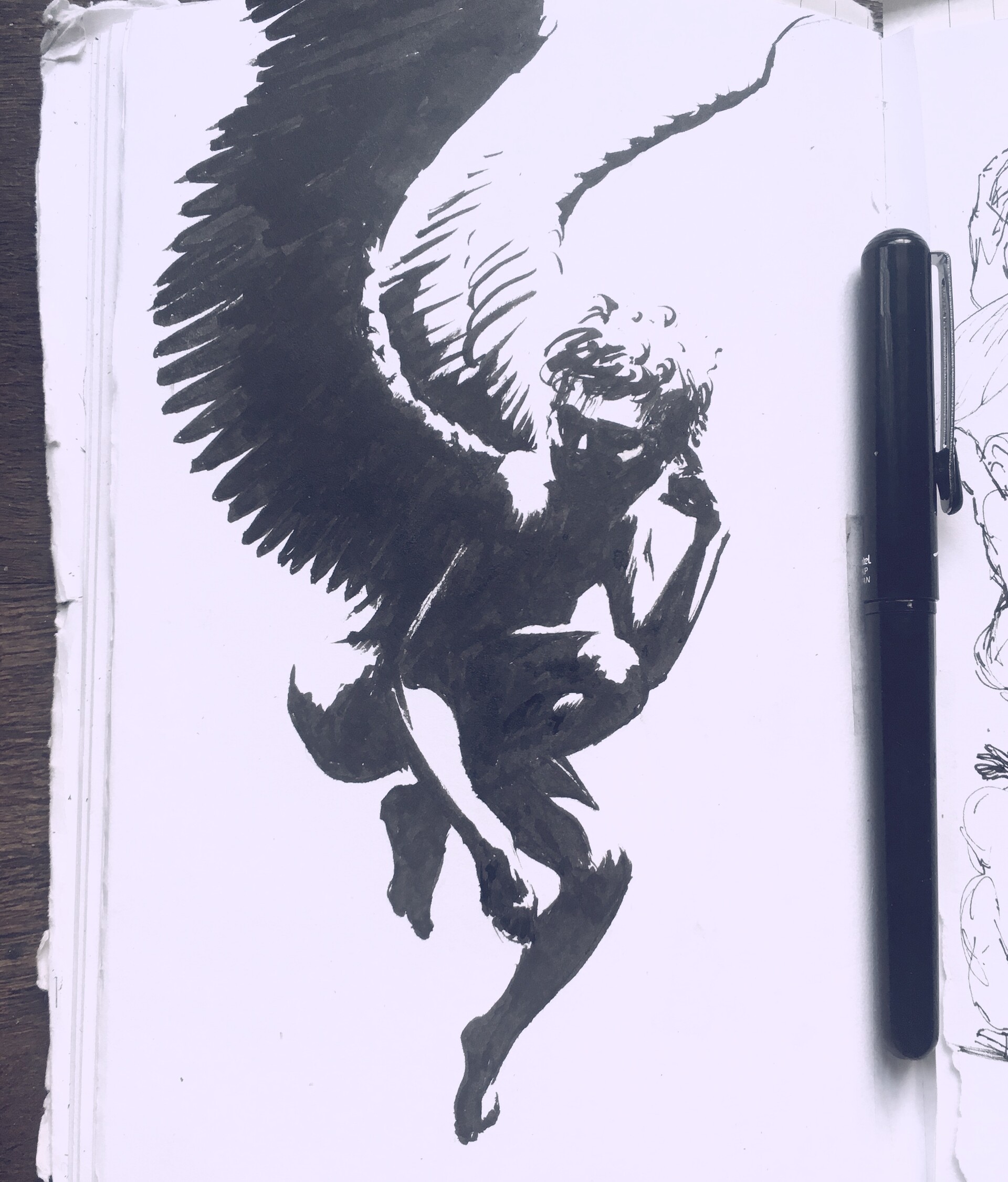 ArtStation - Angel of shadows