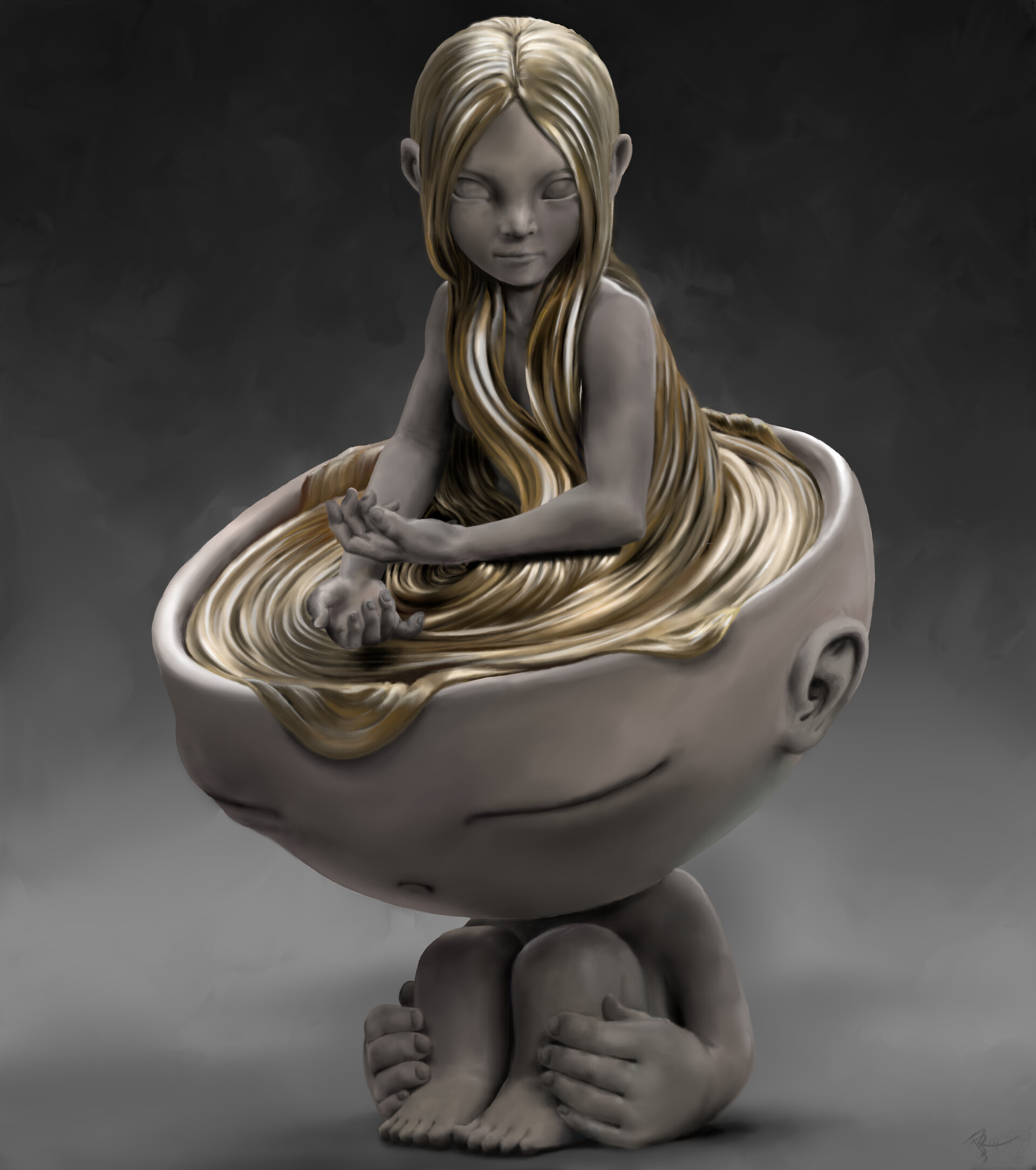 ArtStation - "The Golden Misery"