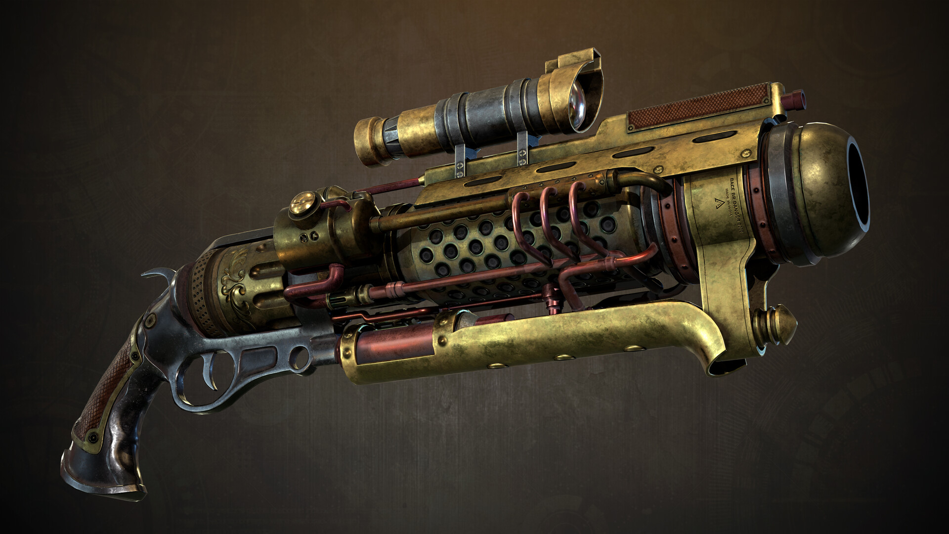 ArtStation - STEAMPUNK GUN