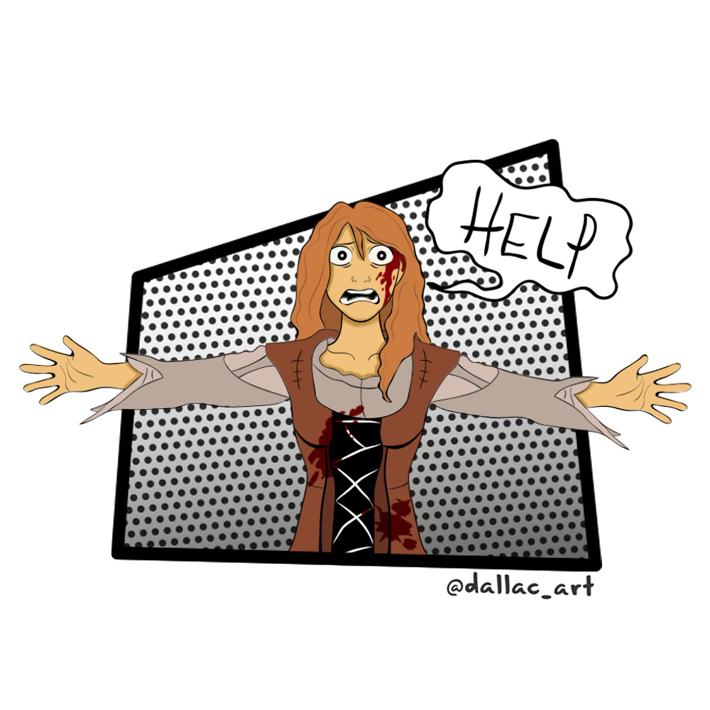 ArtStation - Scared Girl - Character Concept