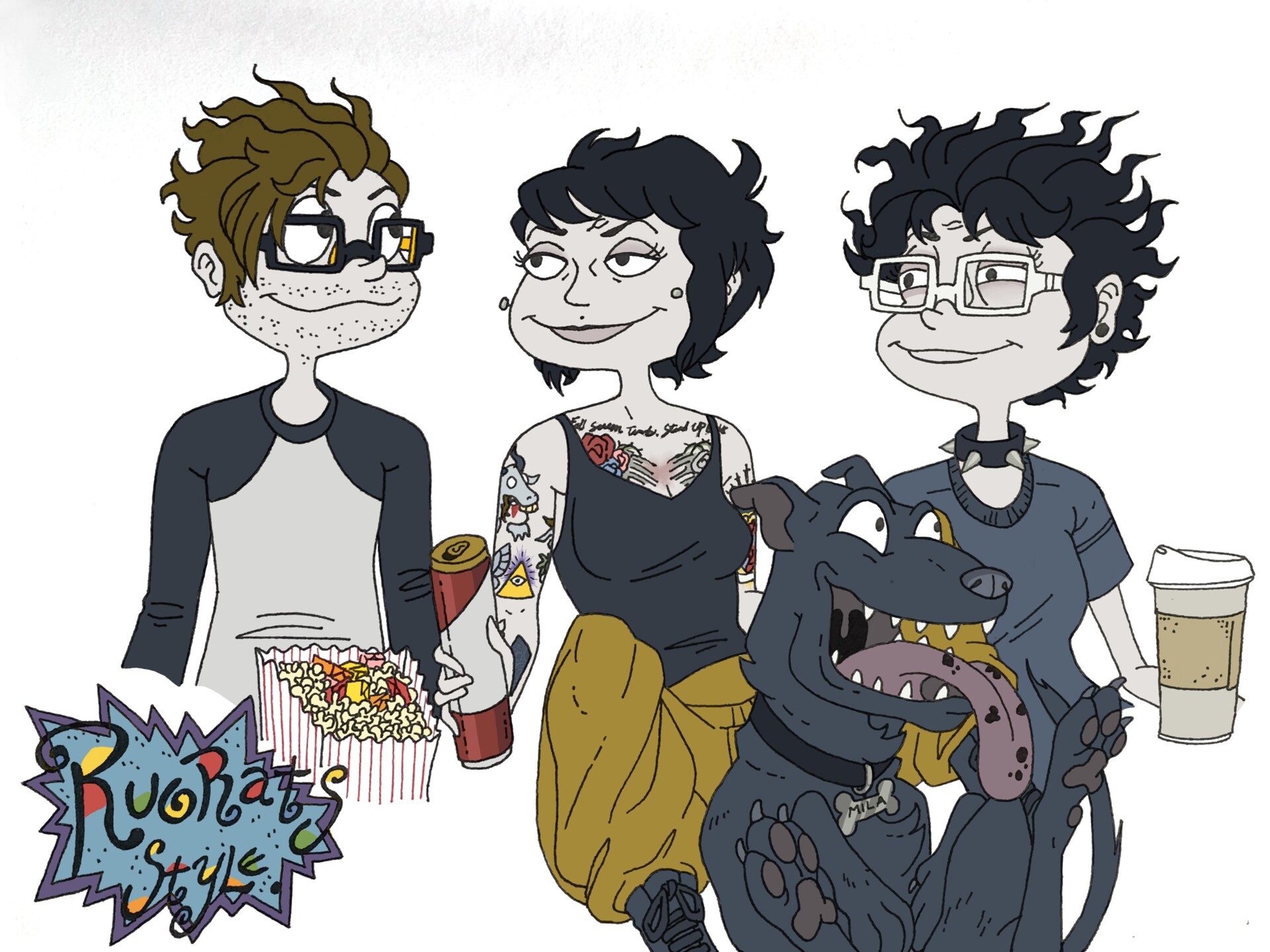 ArtStation - Character Translation Rugrats Art Style