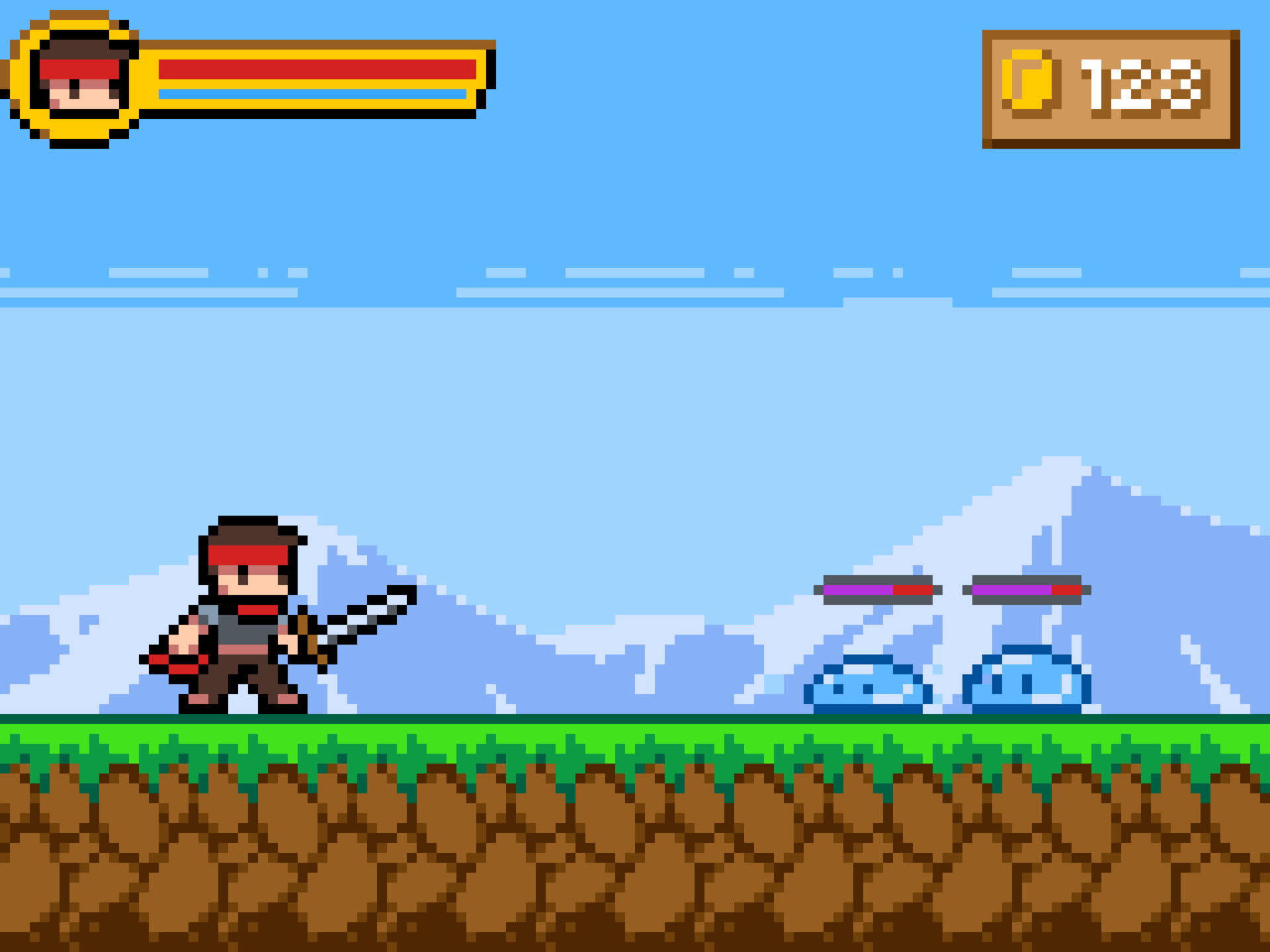 ArtStation - JRPG Mockup Pixel Art