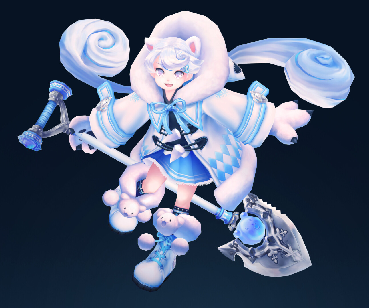 ArtStation - Ar:pieL - SNOW MAGE POLAR BEAR | FAN ART