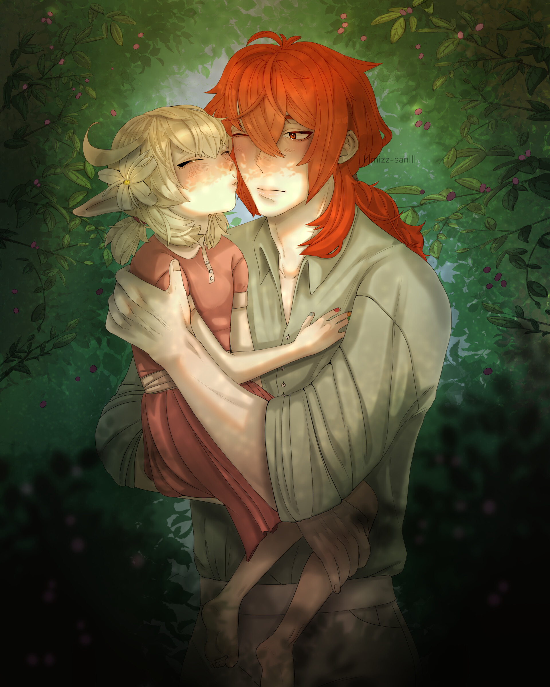 ArtStation - Diluc and Klee || hot summer