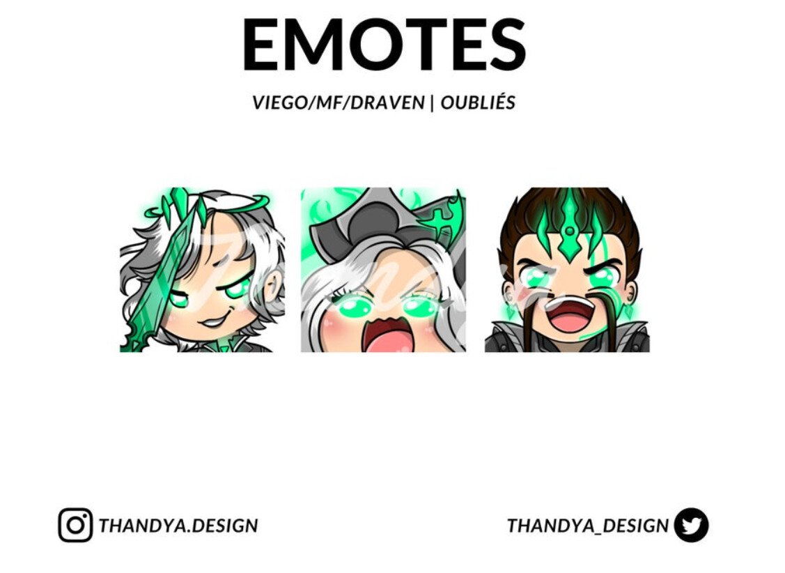 ArtStation - EMOTES TWITCH | League of Legends