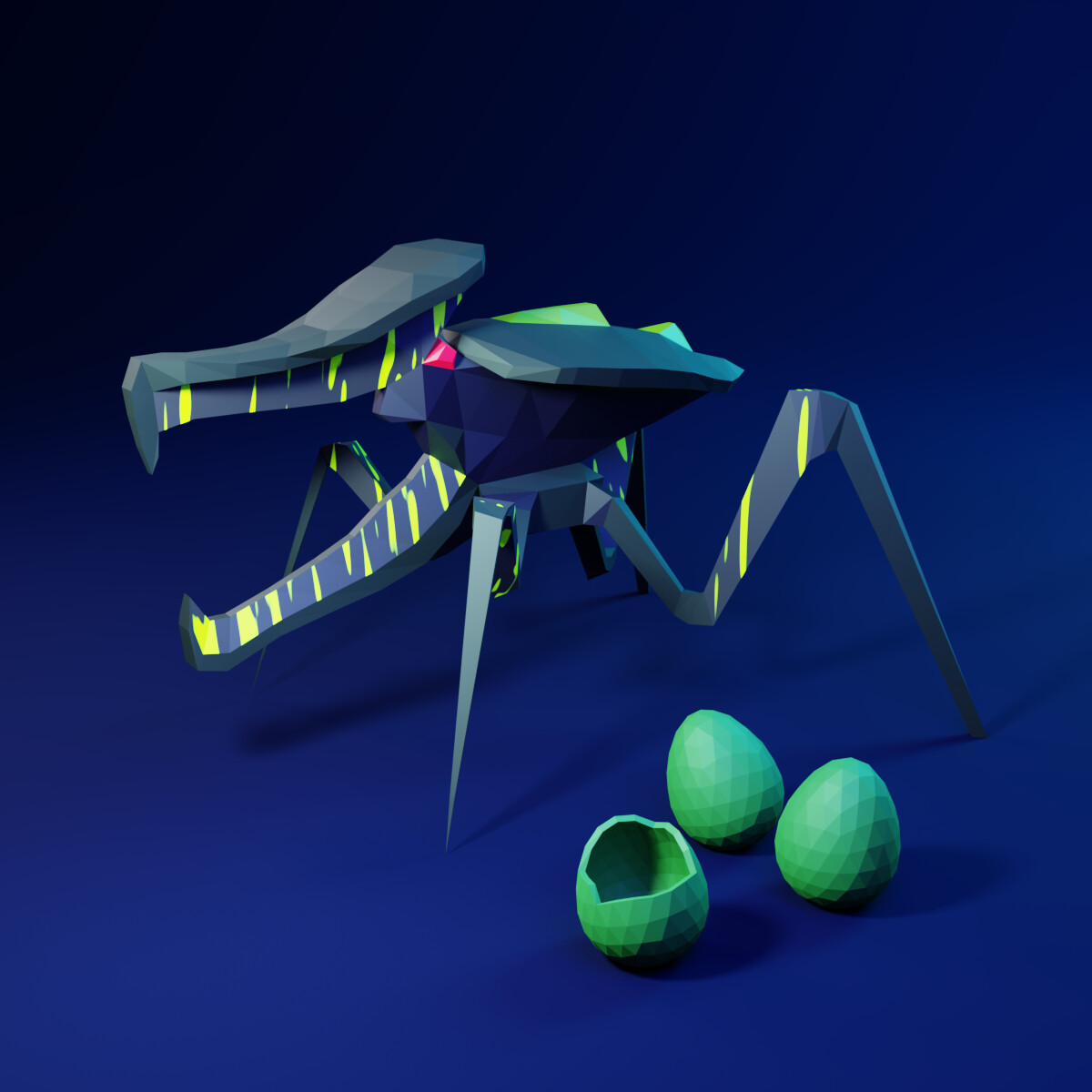 ArtStation - Arachnid low poly