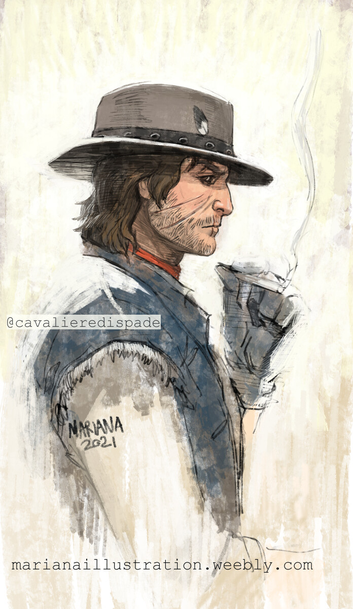 ArtStation - Sketch John Marston