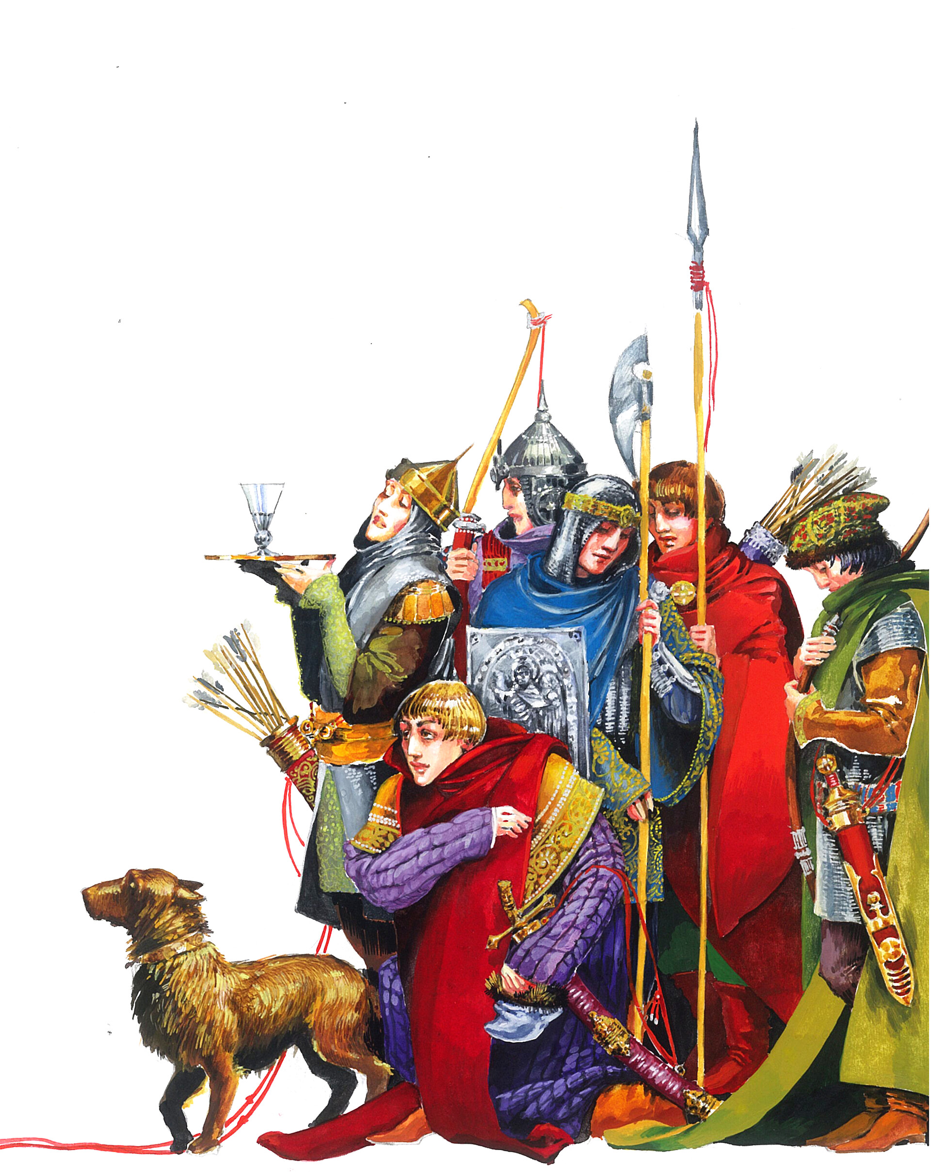 ArtStation - illustration for the tale of the dead princess .......