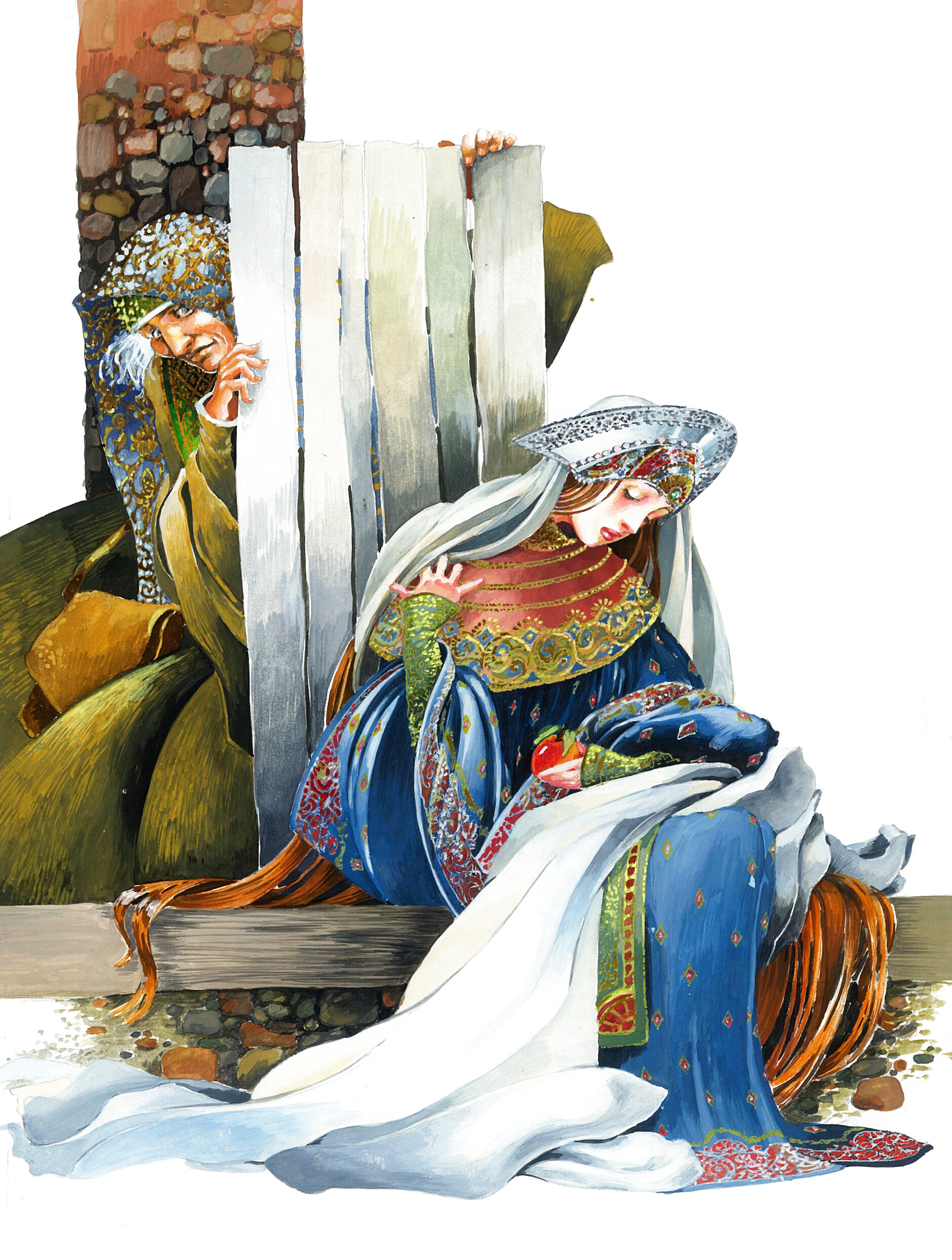 ArtStation - illustration for the tale of the dead princess