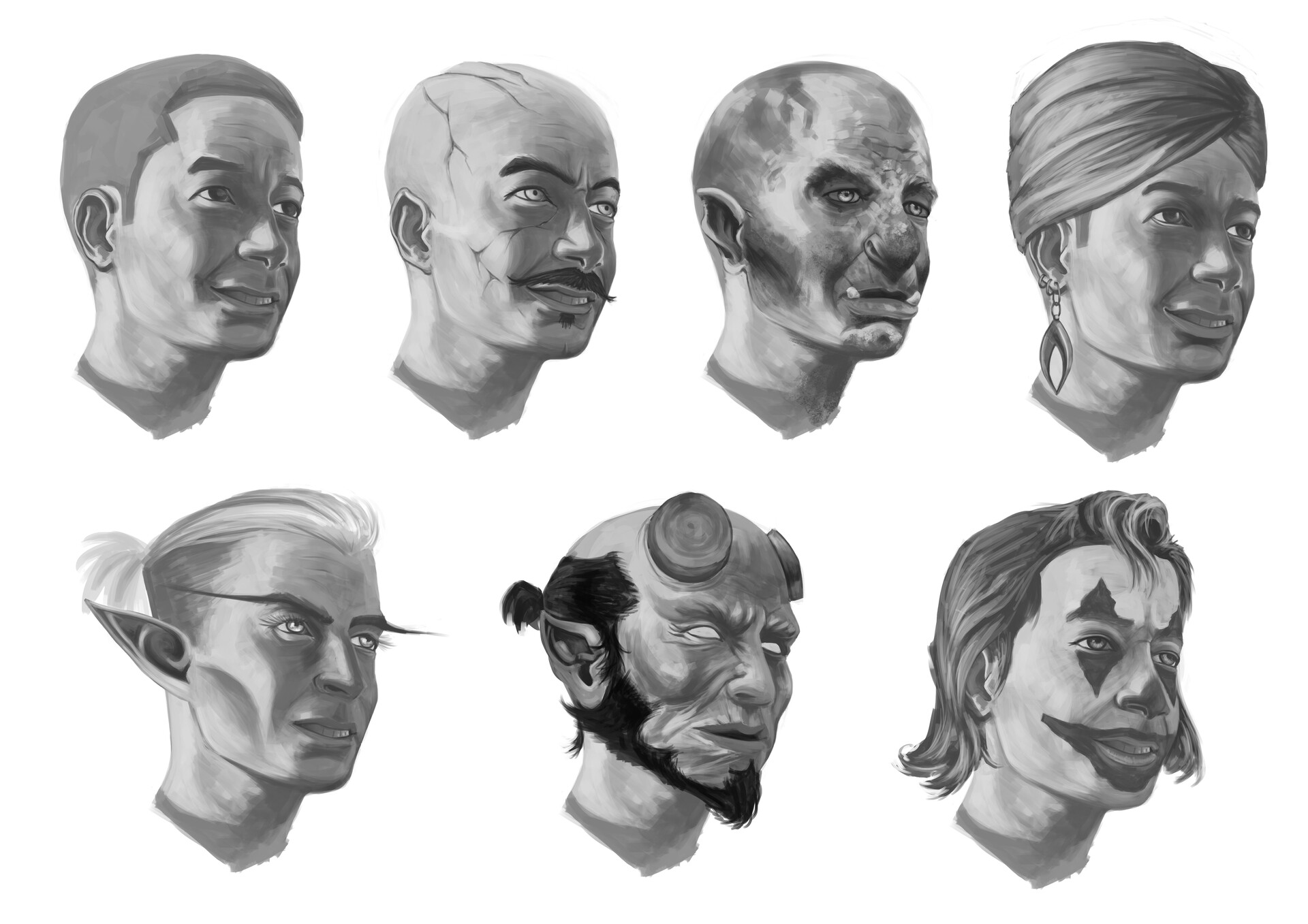 ArtStation - face concept design