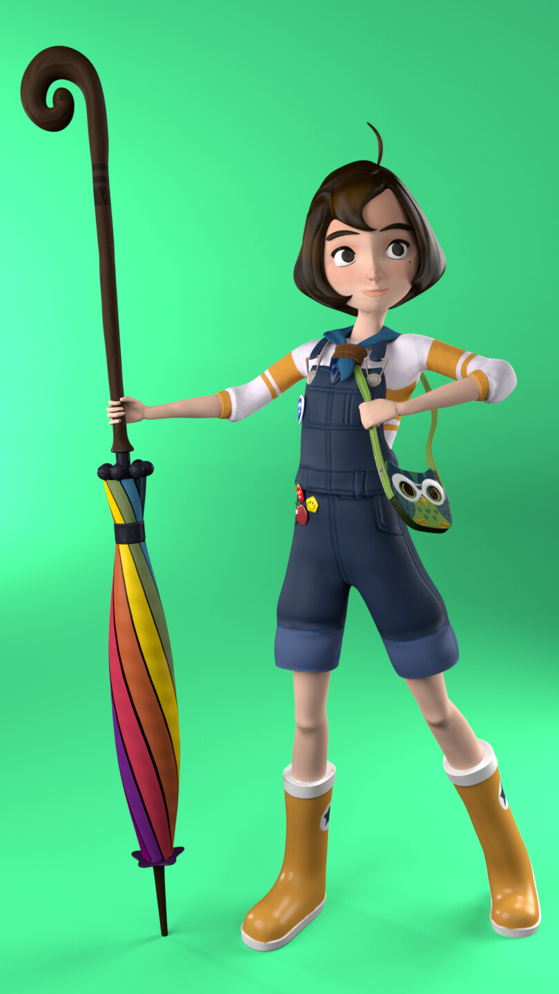 ArtStation - My 3D rendition of Sophie from Spiraling Witch by Hong ...