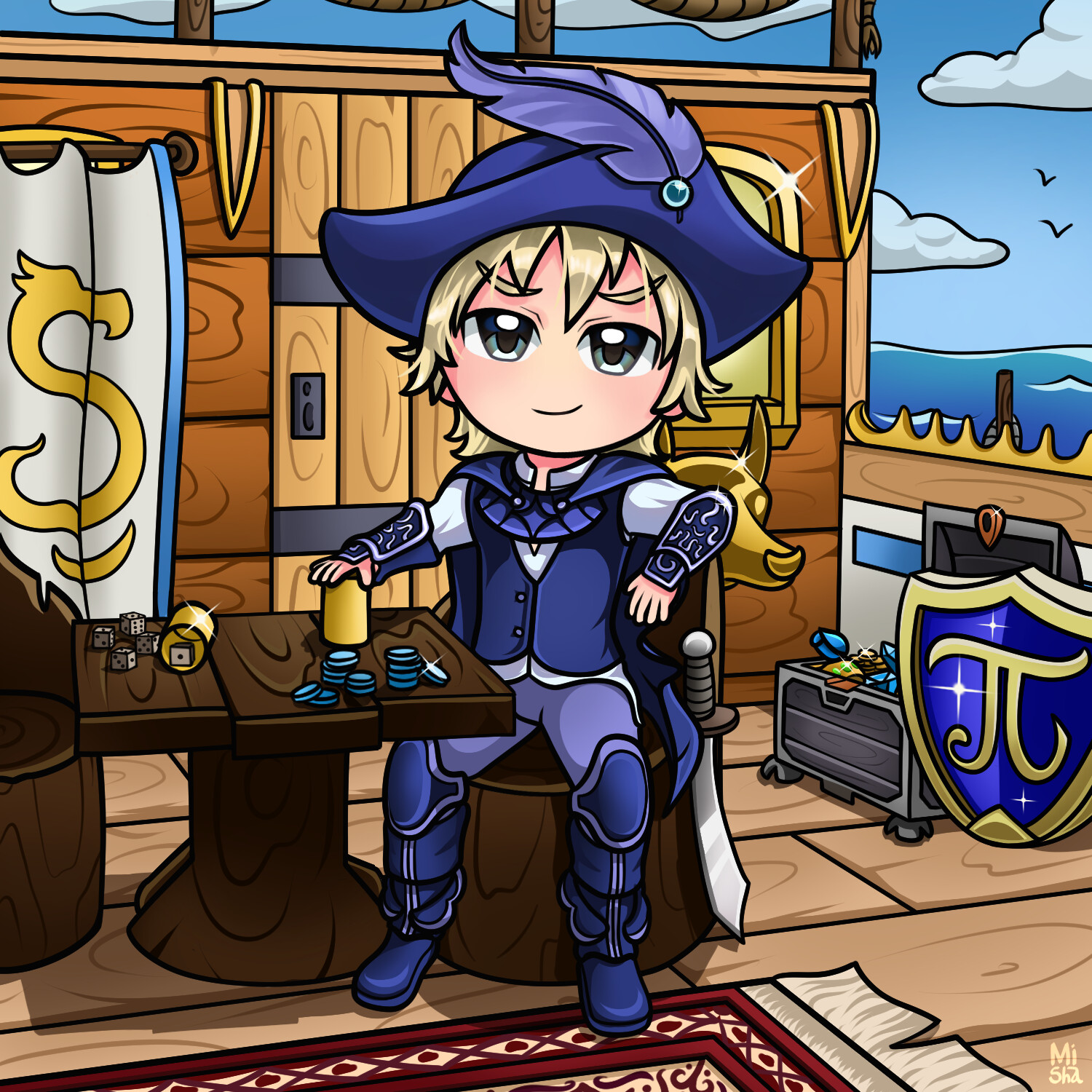 ArtStation - CM: A mix of Entrepreneur and Pirate outfits - Tibia ouftit