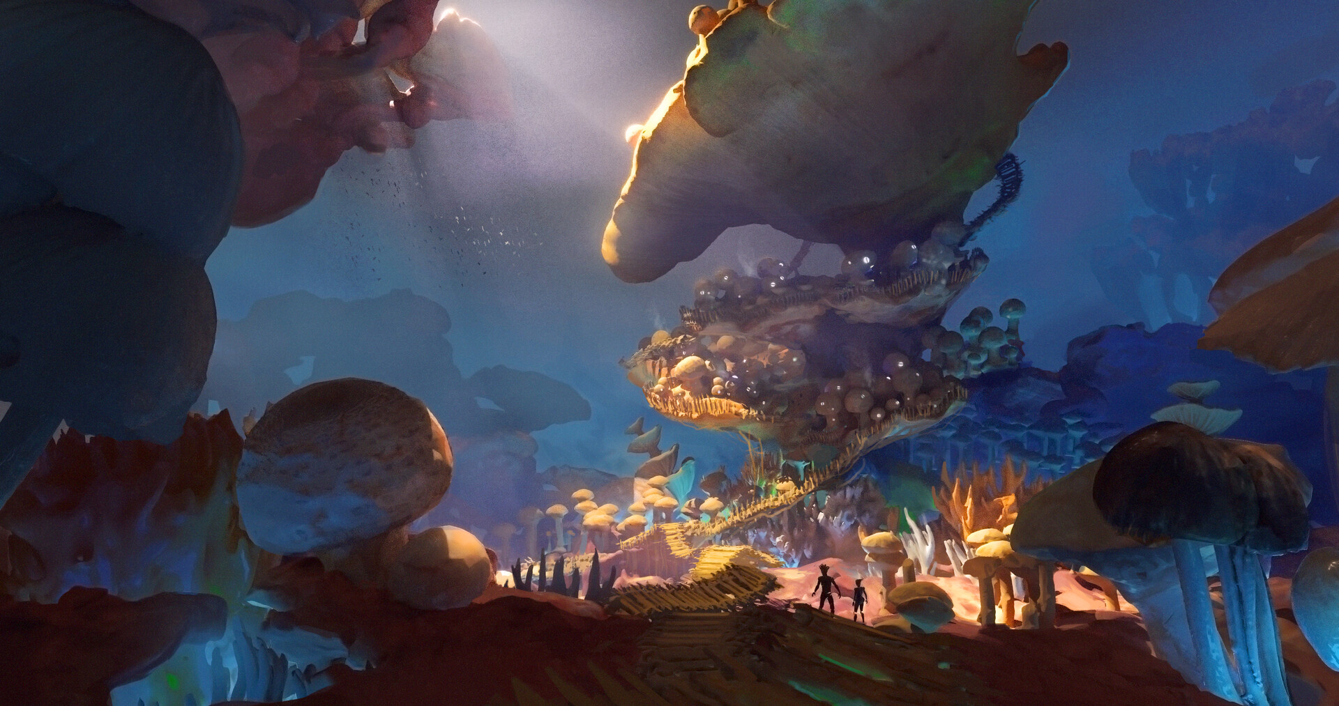 ArtStation - Fungus City Concept