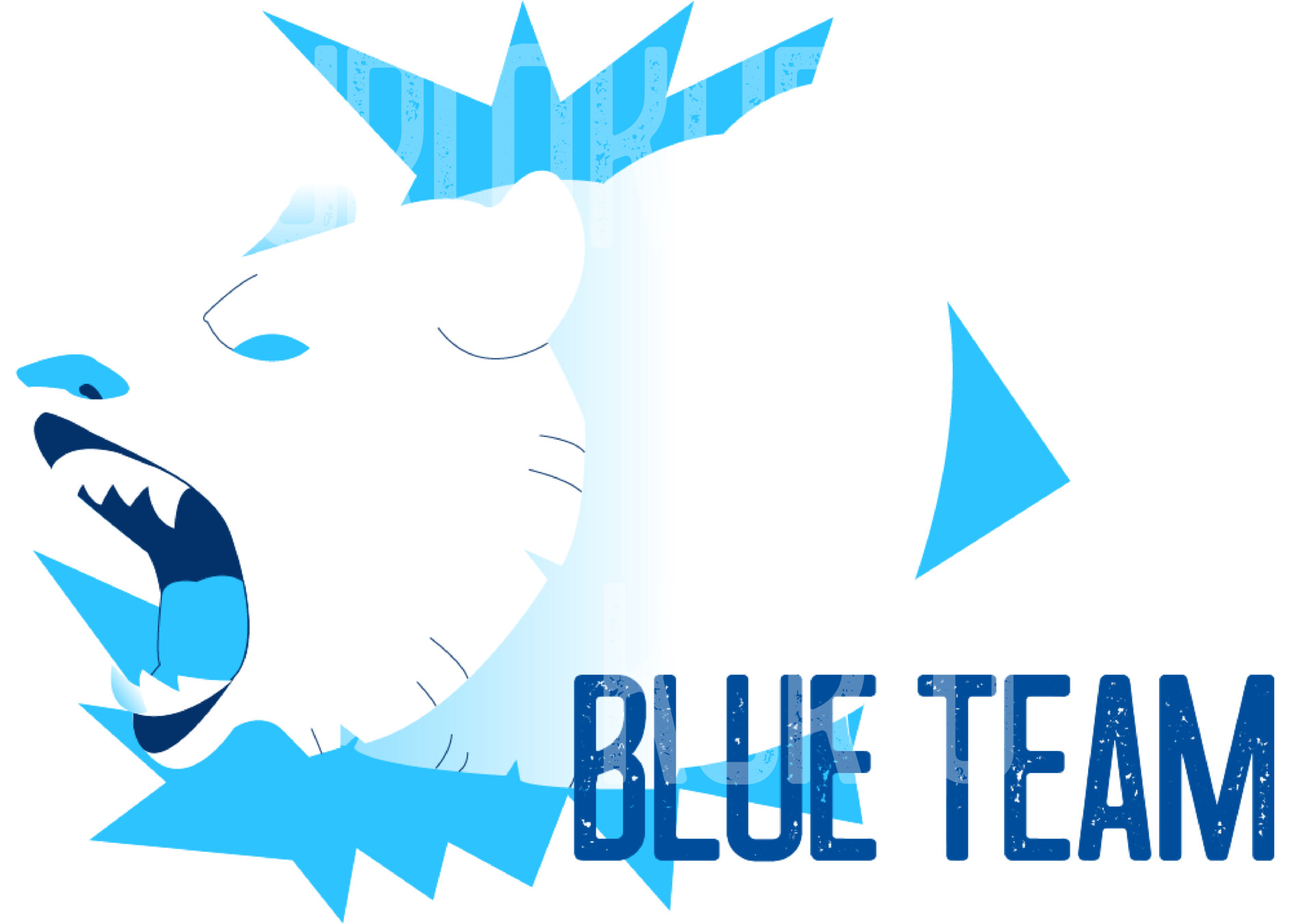 ArtStation - Blue team mascot