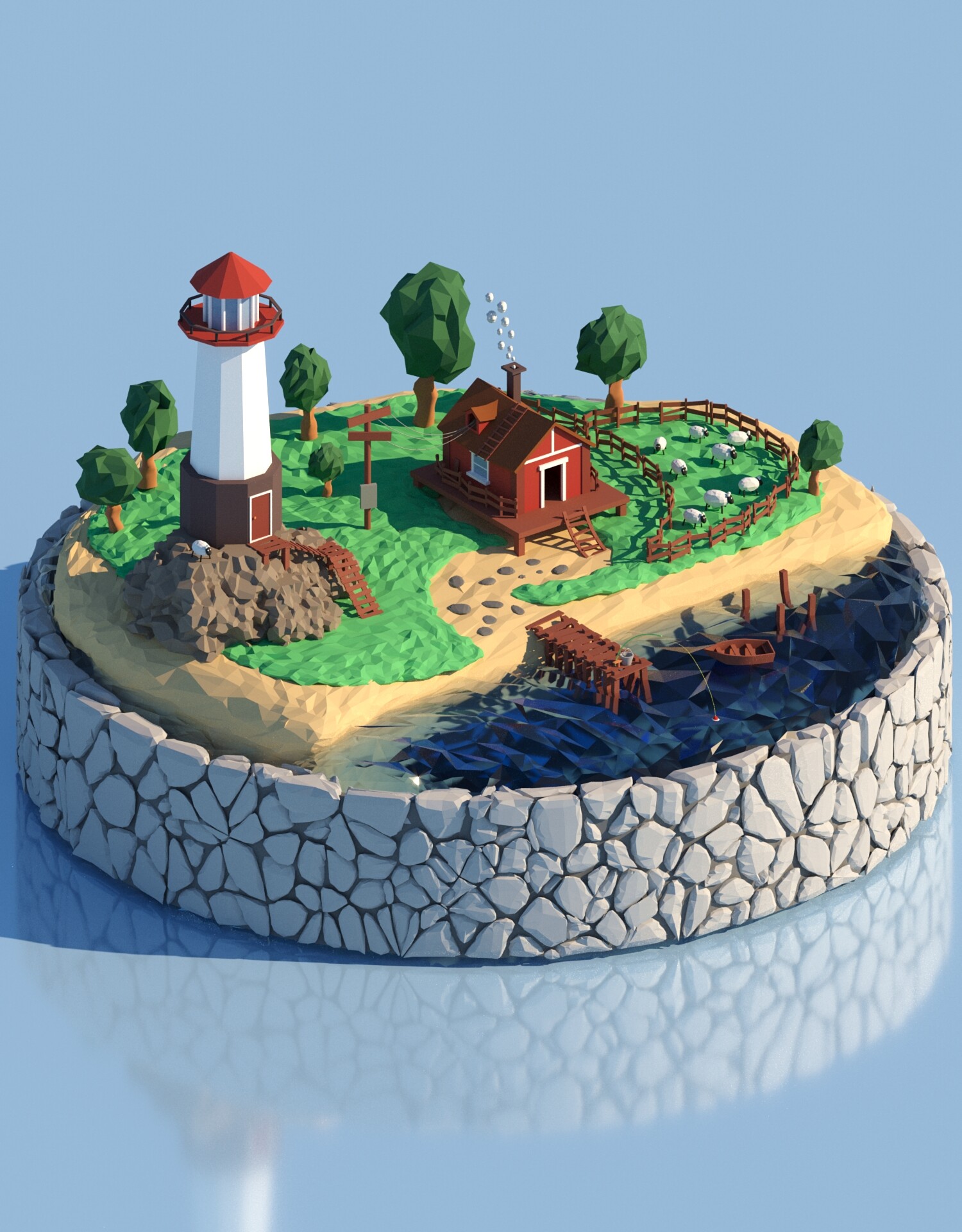 ArtStation - Dream island