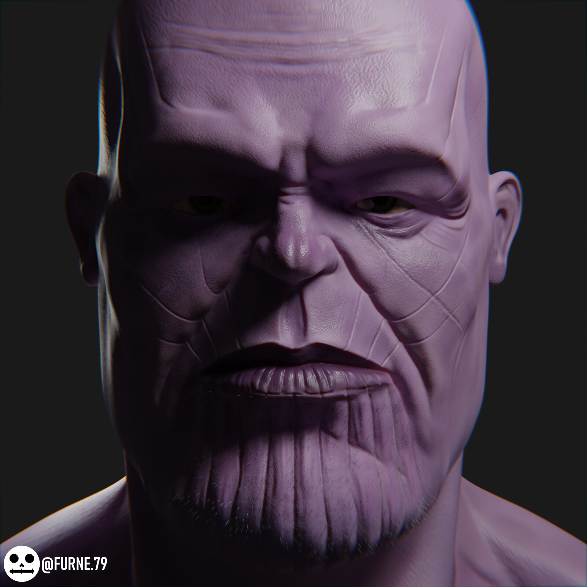 ArtStation - Thanos - Blender 3D Sculpting