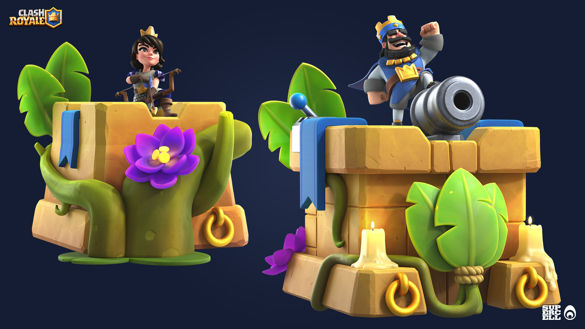 Ocellus - SERVICES - Clash Royale - Season 24 - Jungle Arena Tower Skin