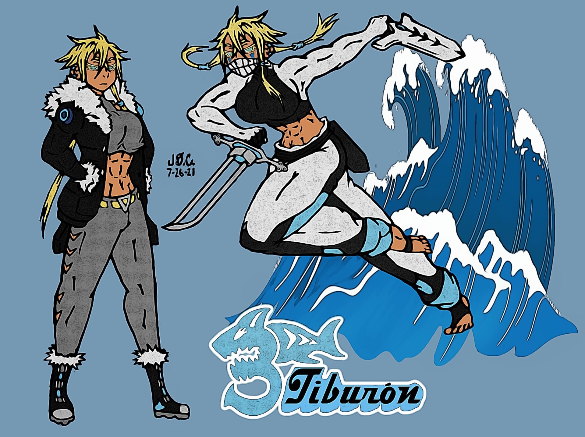 Jordan Davis-Carter - The Shark Queen Hero