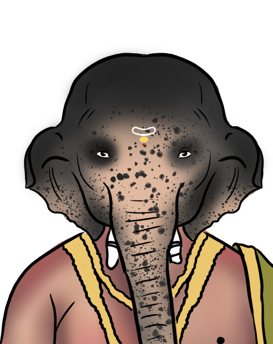 ArtStation - Ganpati Bappa Illustration 2021 V19 - Rahul Varia