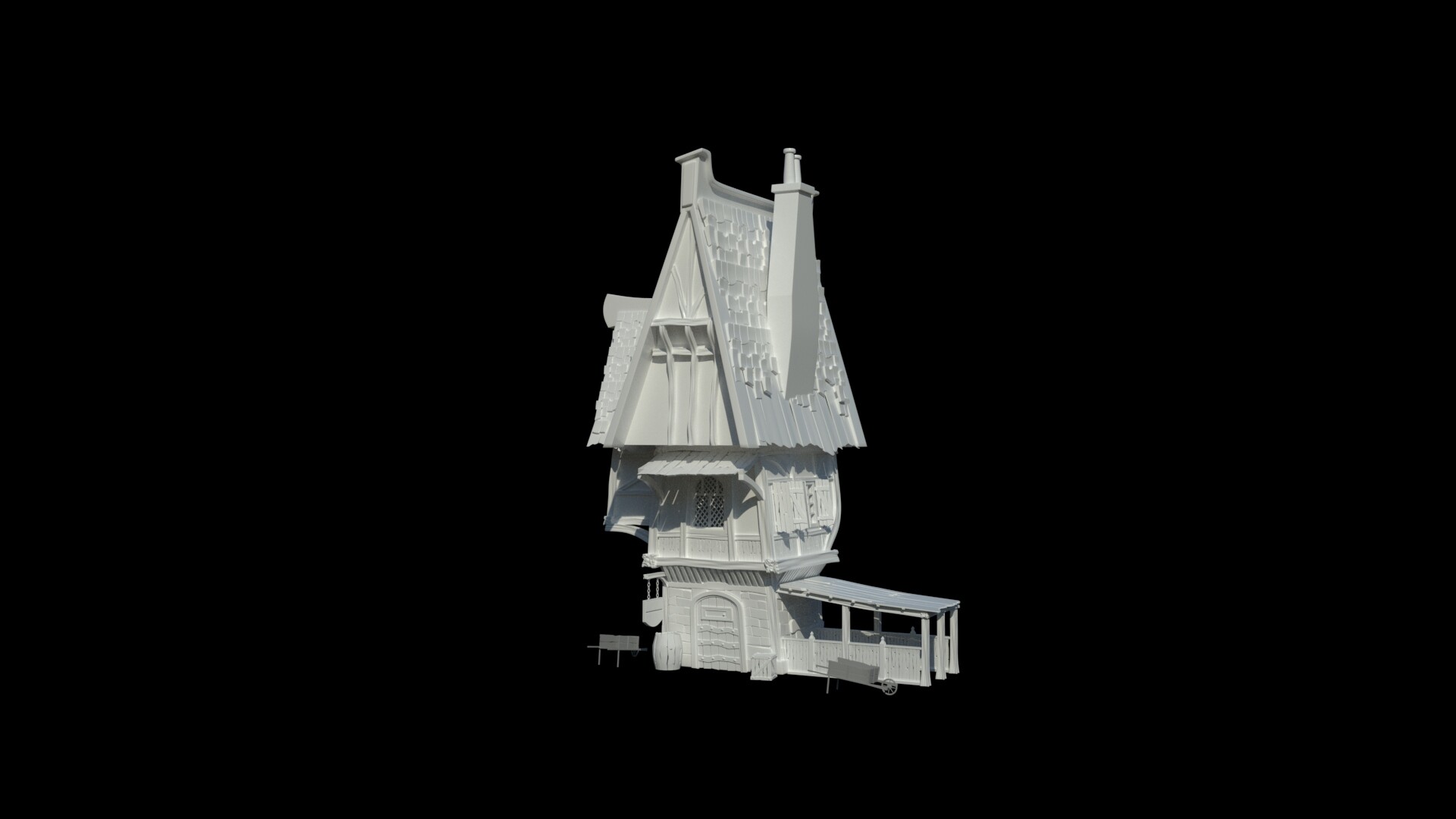 ArtStation - medieval building