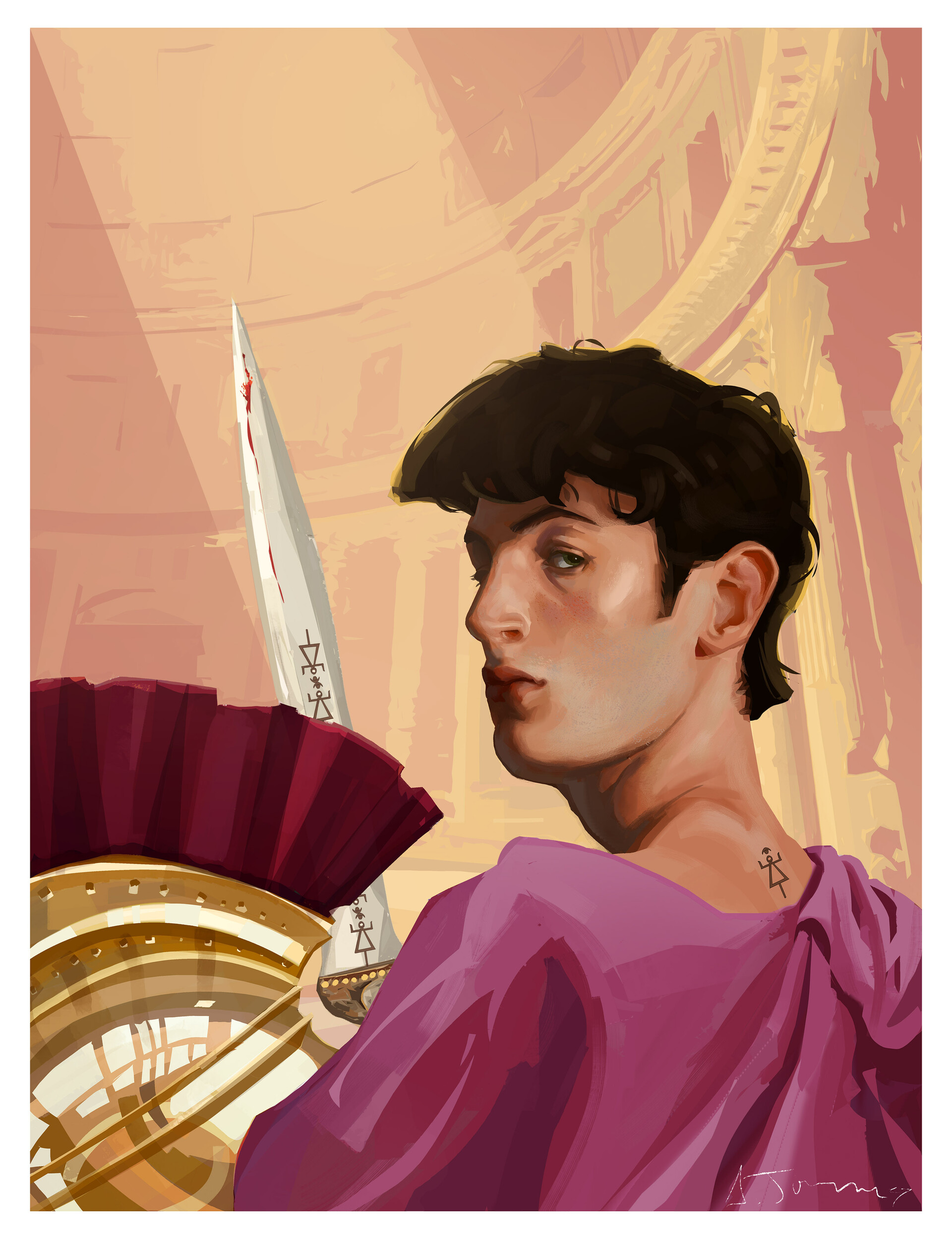 ArtStation - Backstabbing Legionnaire