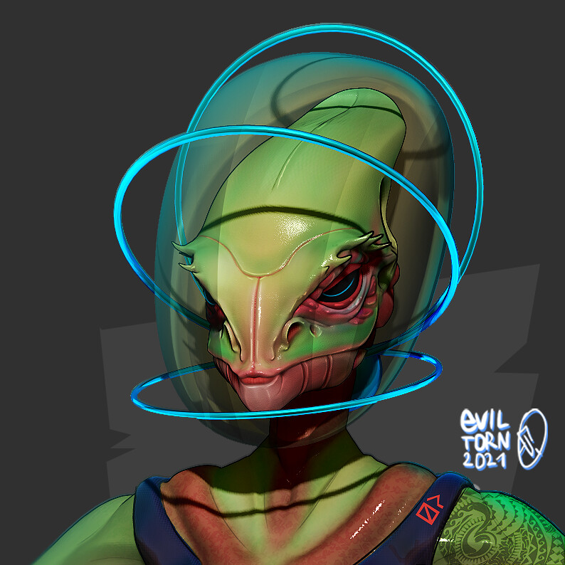 ArtStation - Alien Speed concept