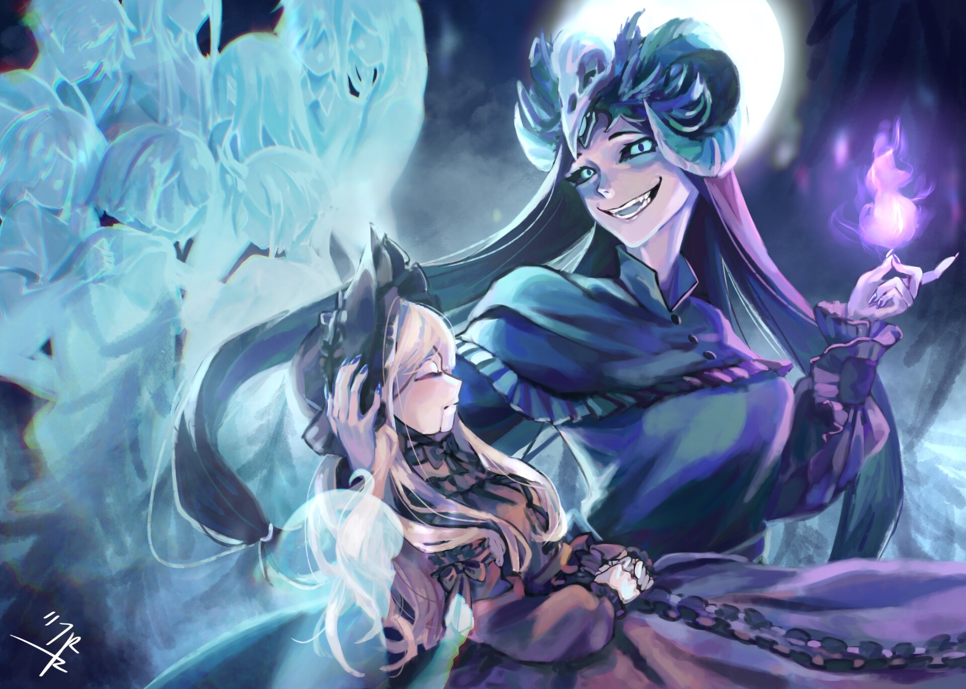 ArtStation - The doll with 9 soul and the witch