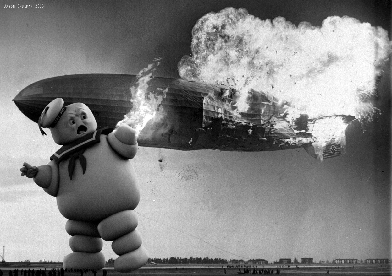 ArtStation - Stay Puft Roasting on an Open Fire