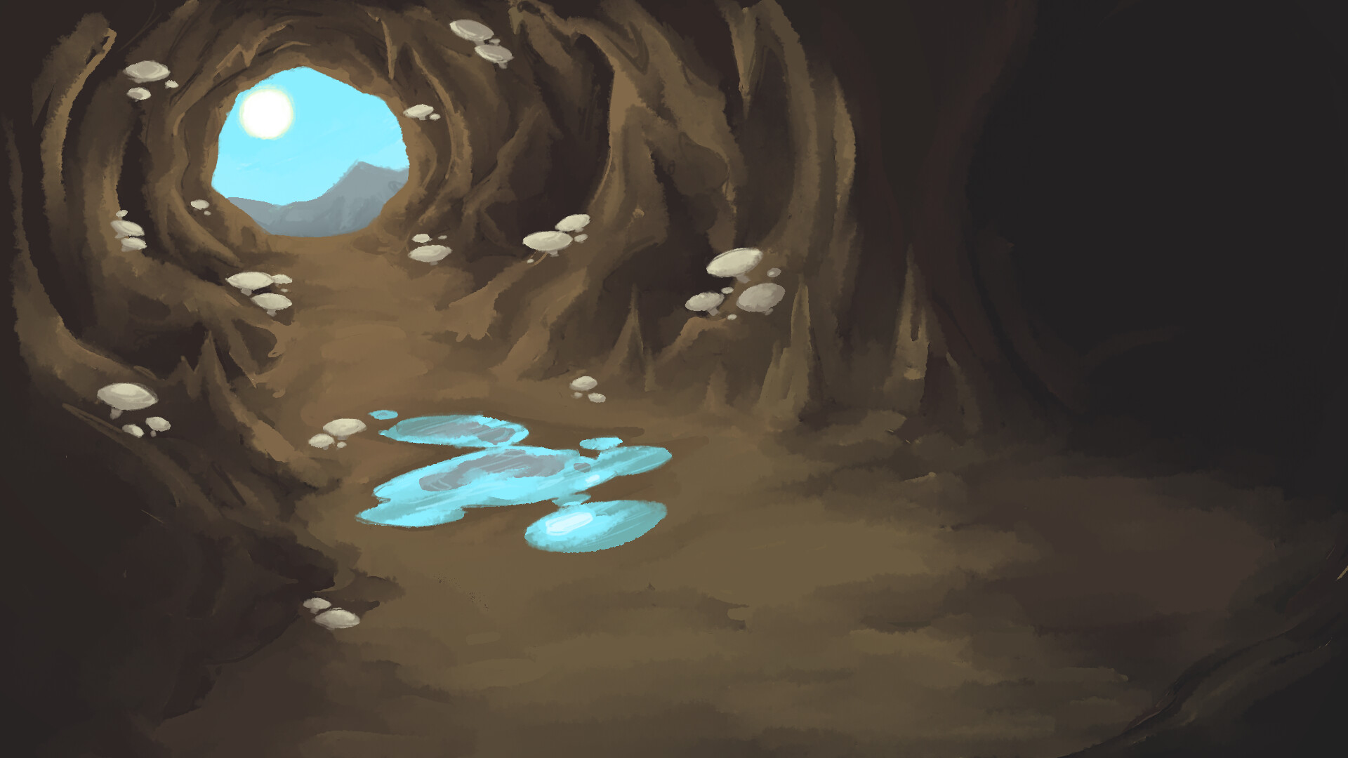 ArtStation - Cave Area (Shepherd's Hunt)