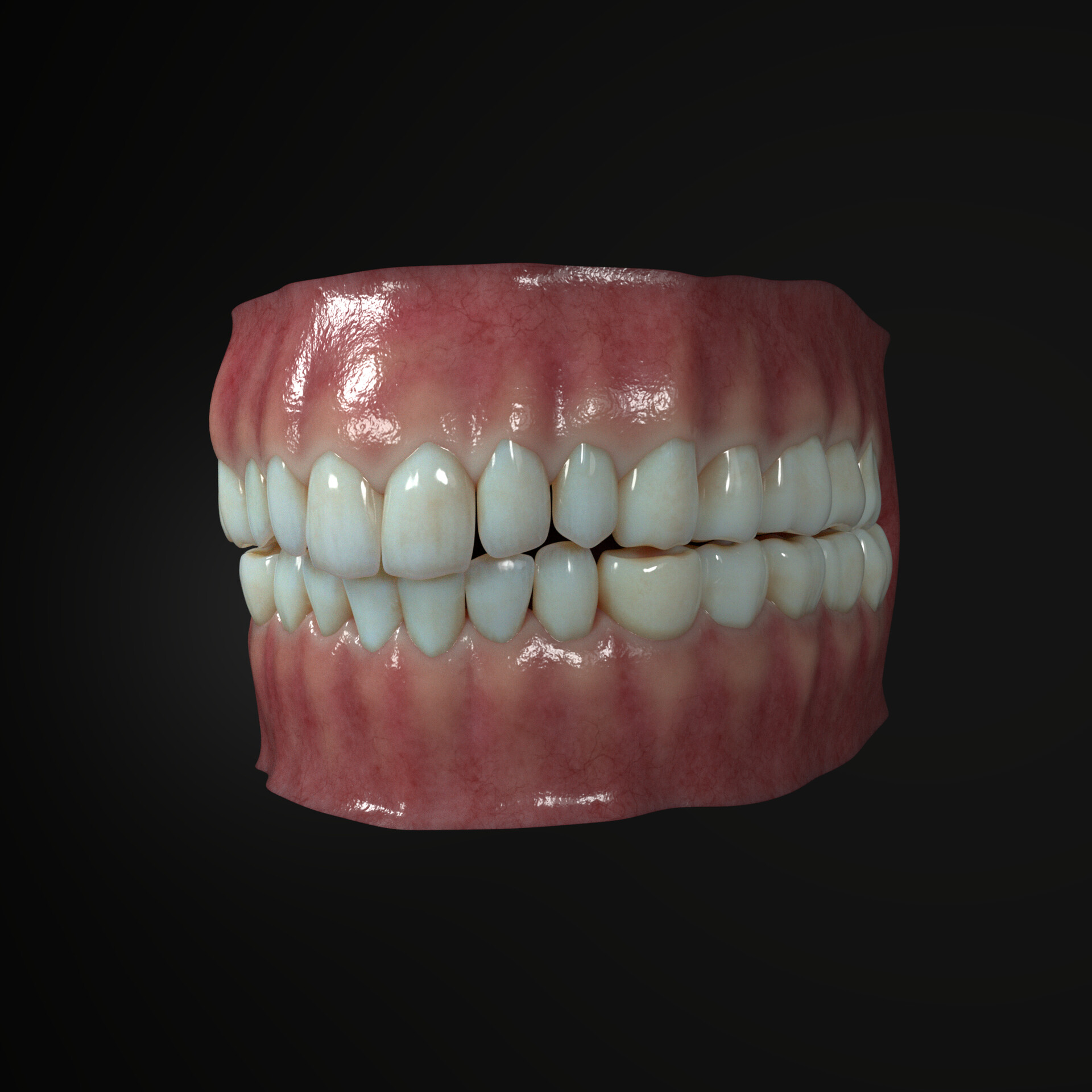 ArtStation - Realistic human mouth