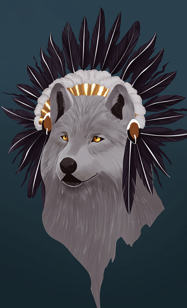 ArtStation - The Wolf Chief