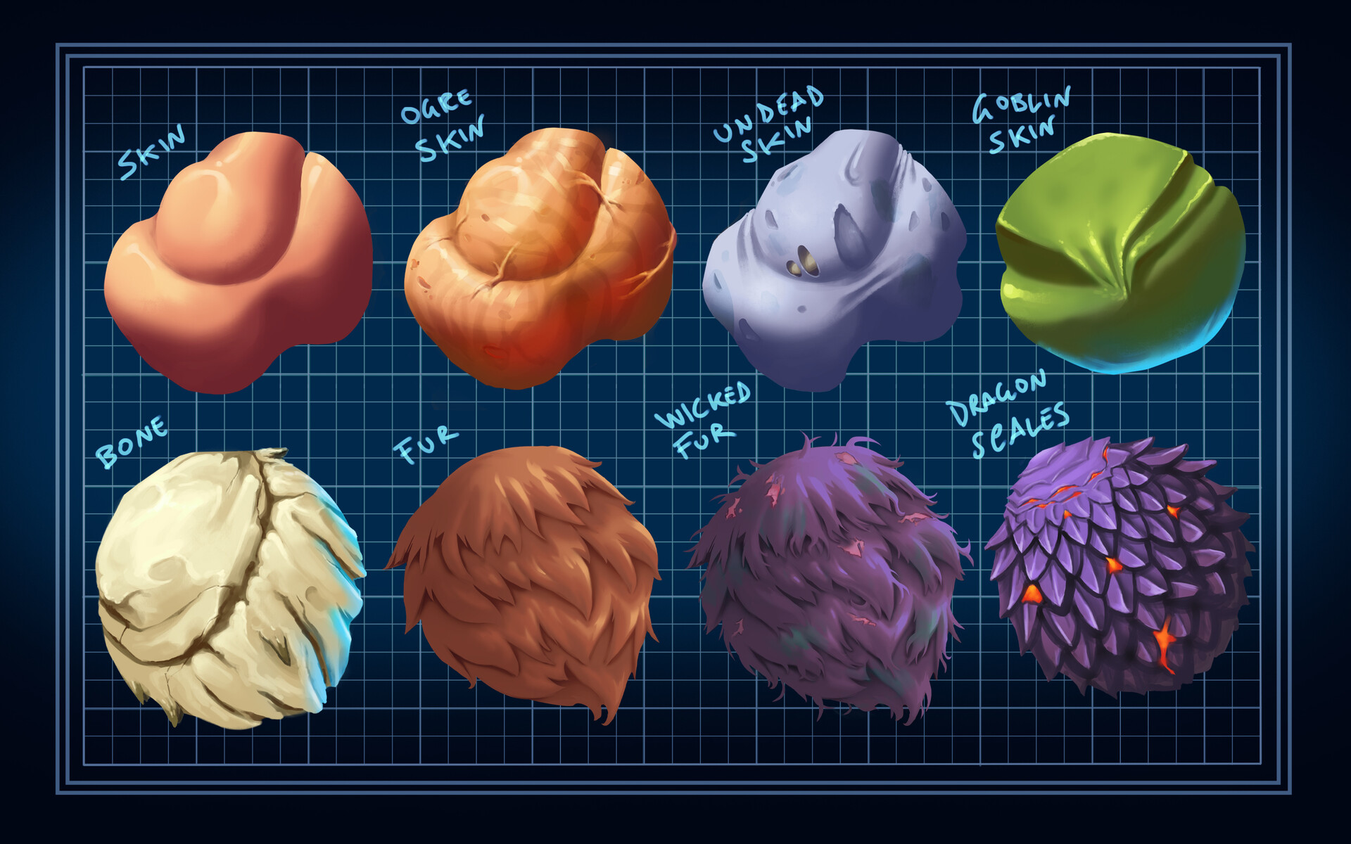 Mattia Selicato - Hearthstone Material Studies