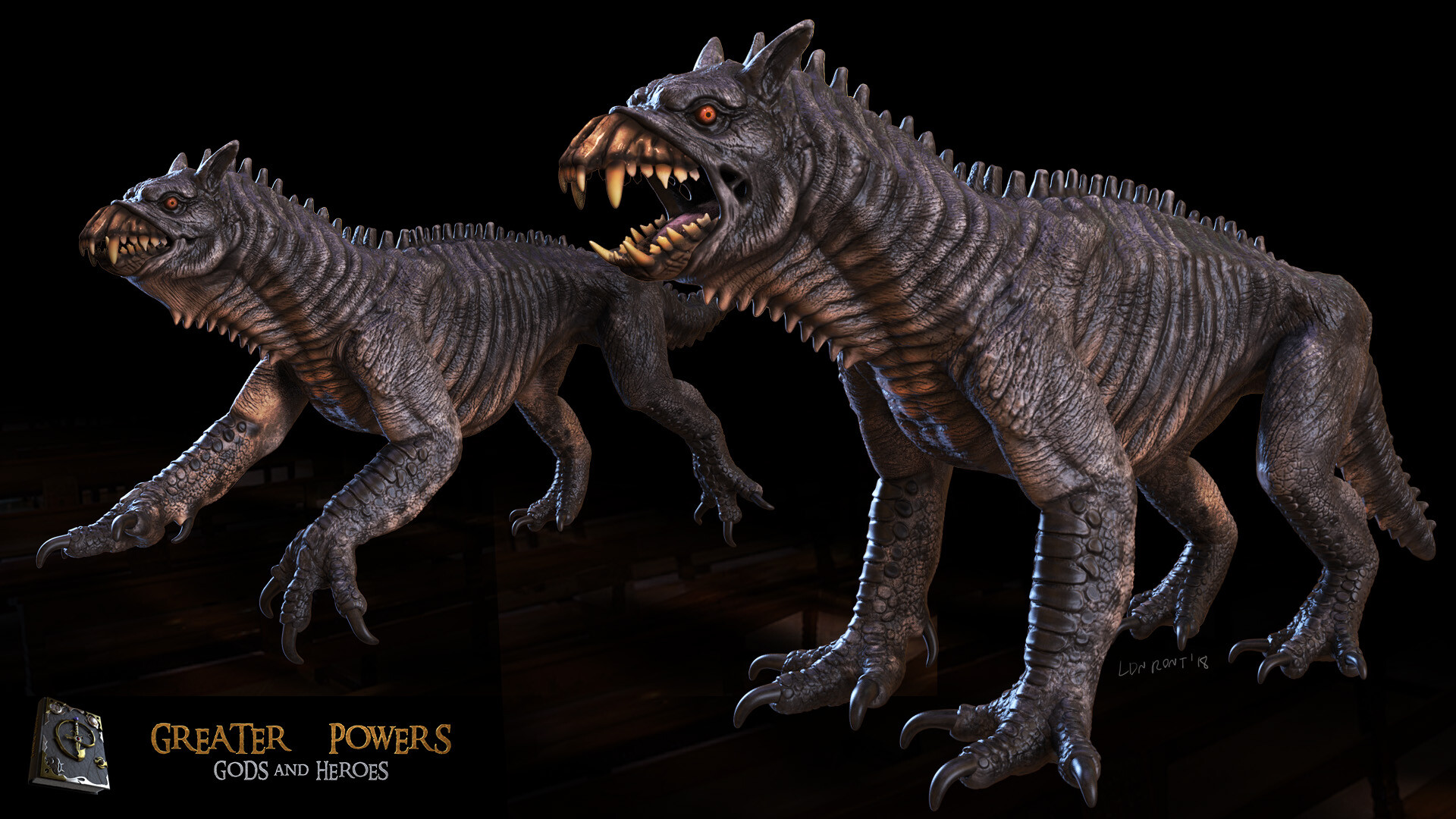 ArtStation - Demonic Ravager concepts and sculpt