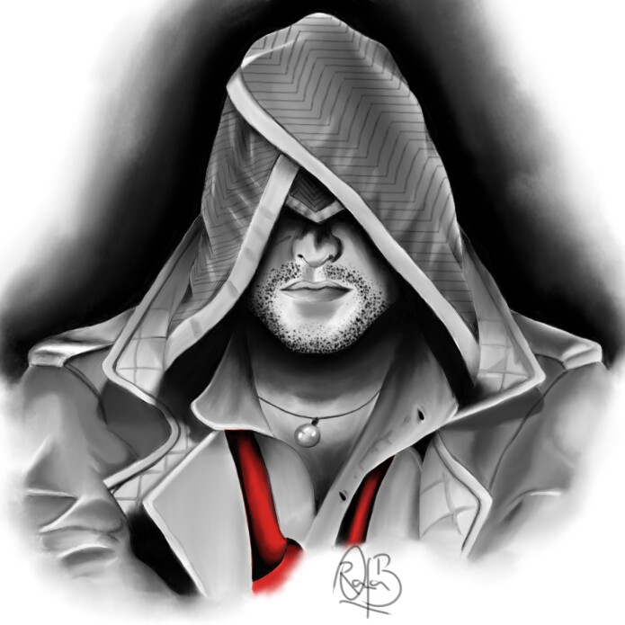 how to draw assassin hoods