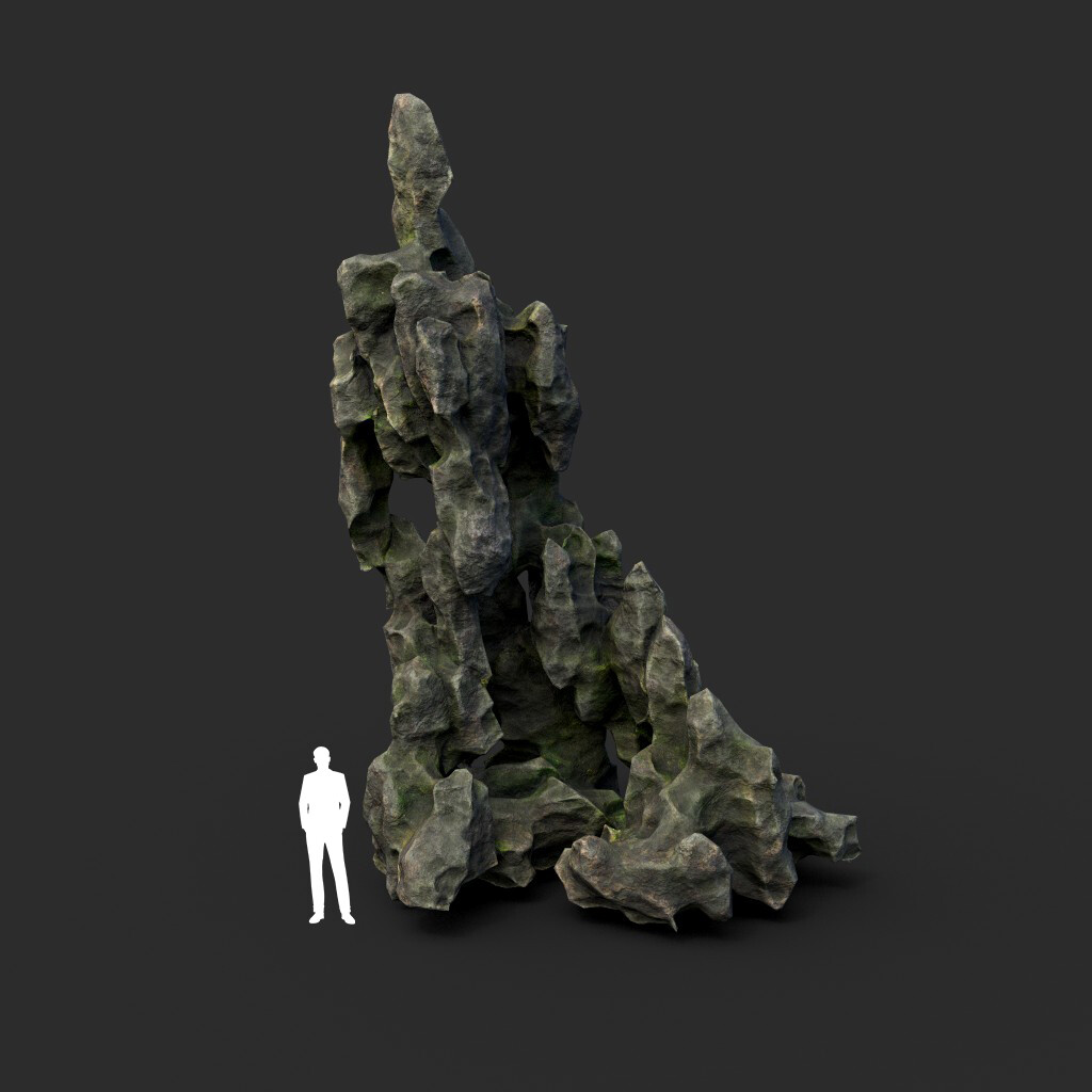 3D Models by 3D Landscape - Low poly Cave Eroded Limestone Modular 210727