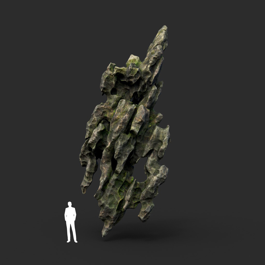 3D Models by 3D Landscape - Low poly Cave Eroded Limestone Modular 210727