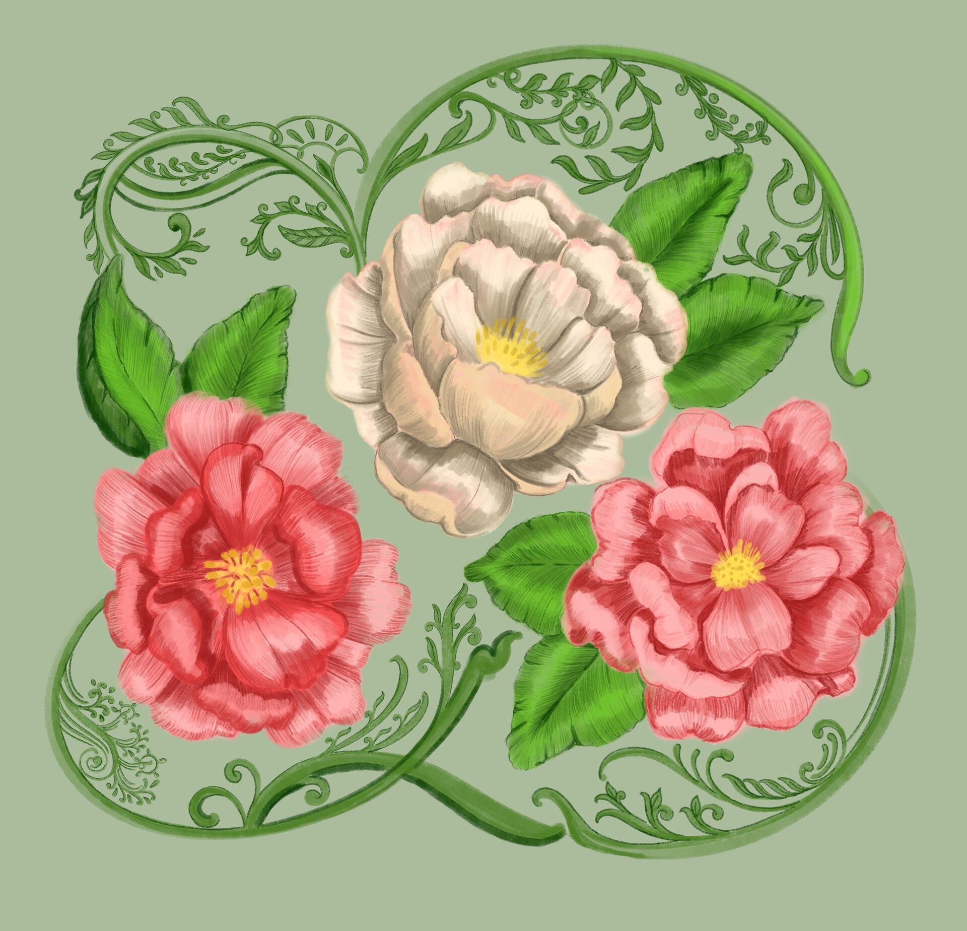 ArtStation - three_flowers