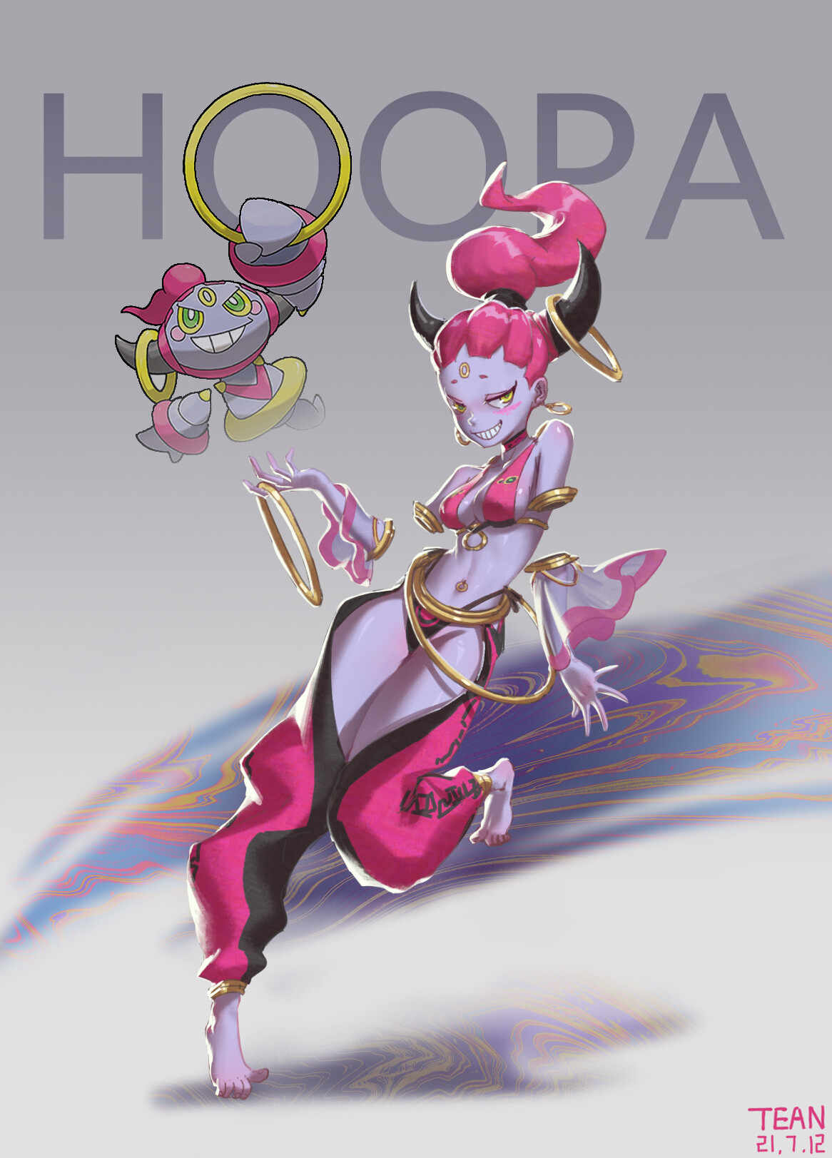 ArtStation - POKEMON-HOOPA-Personification