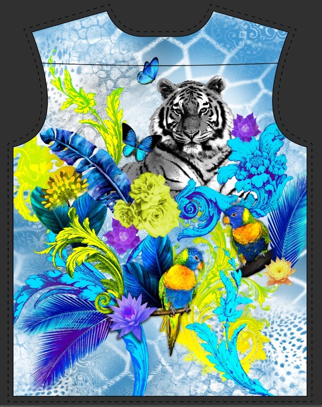 ArtStation - Tropical animal print