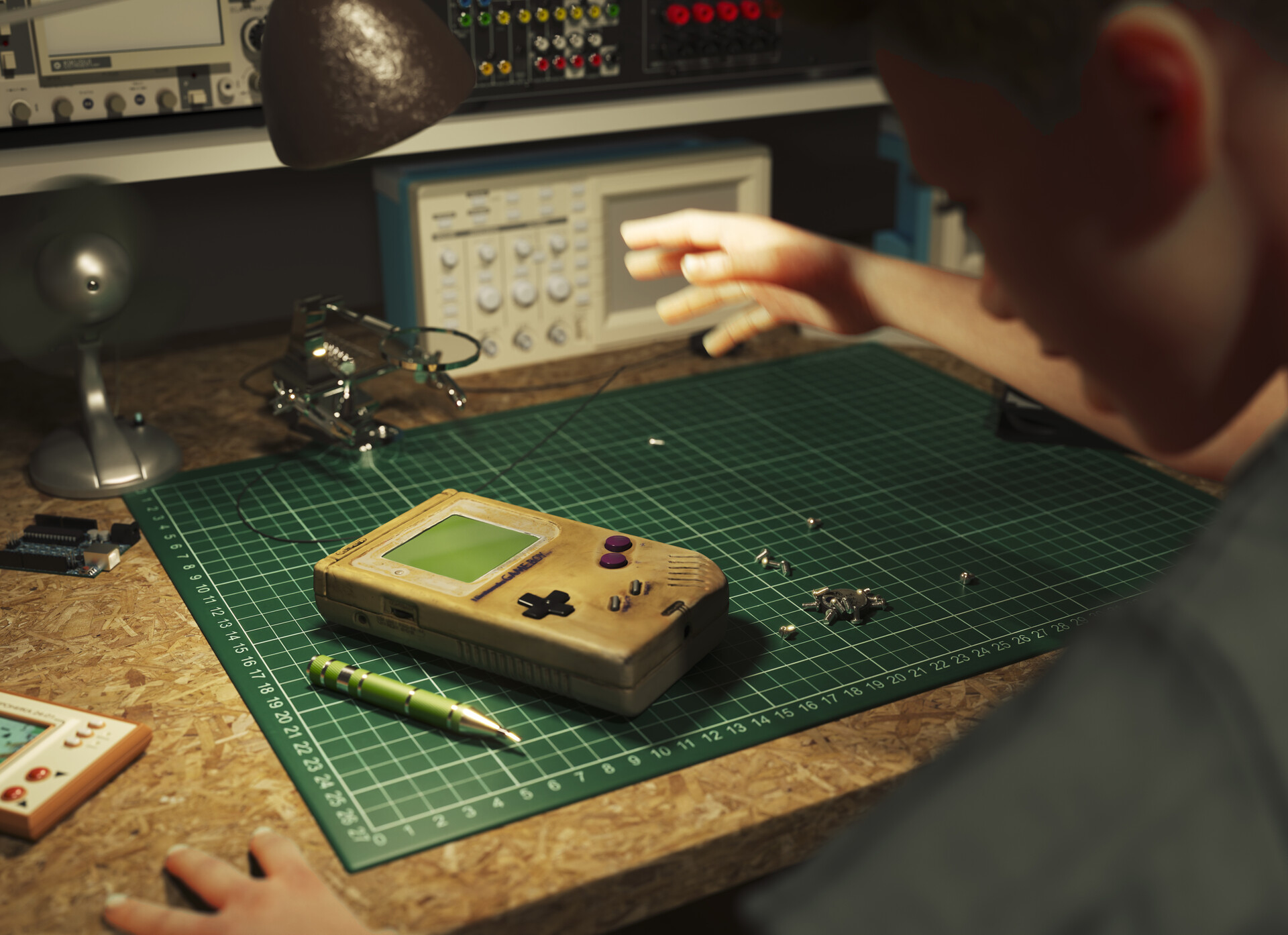 ArtStation - Old gameboy 3d scanned model