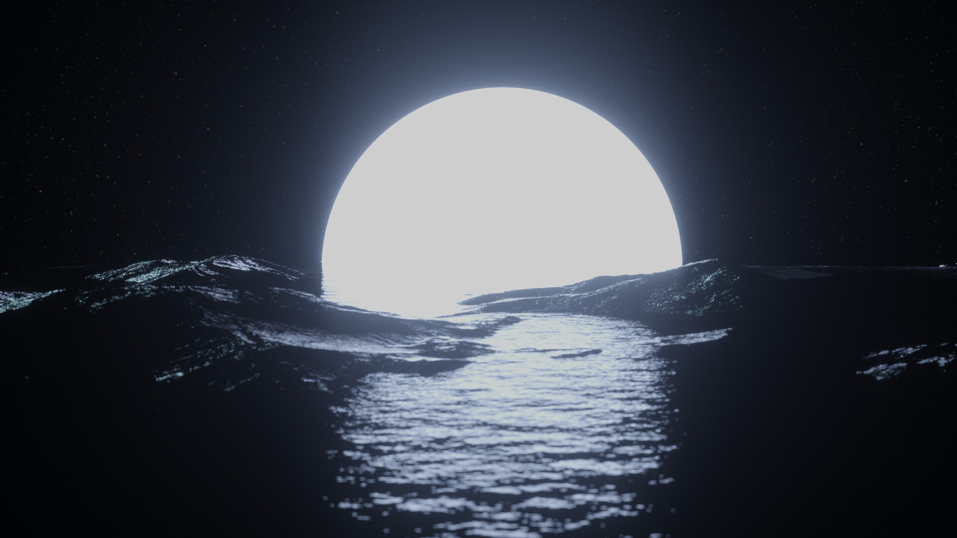 ArtStation - Blue Sunrise