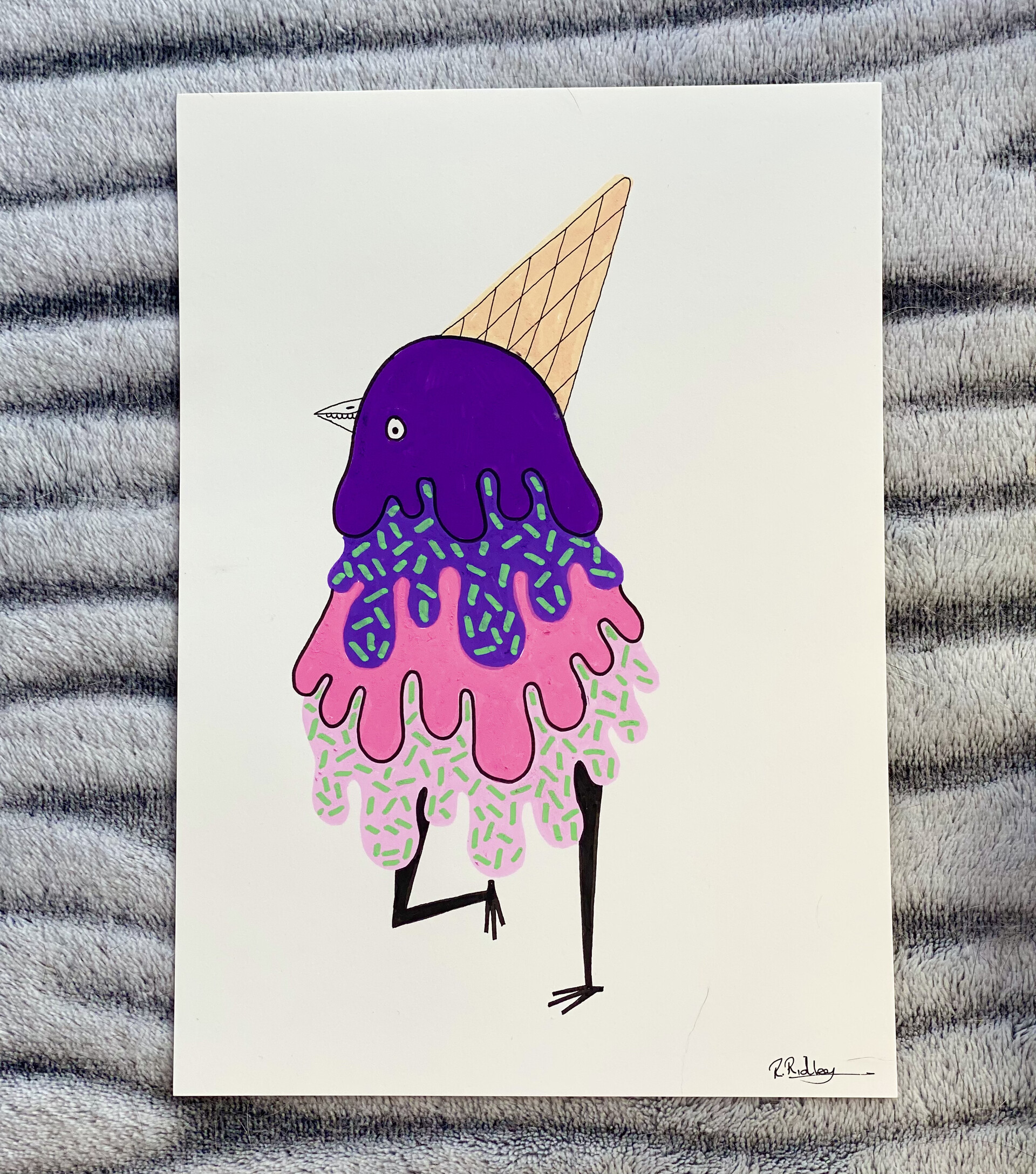 ArtStation - Ice cream bird