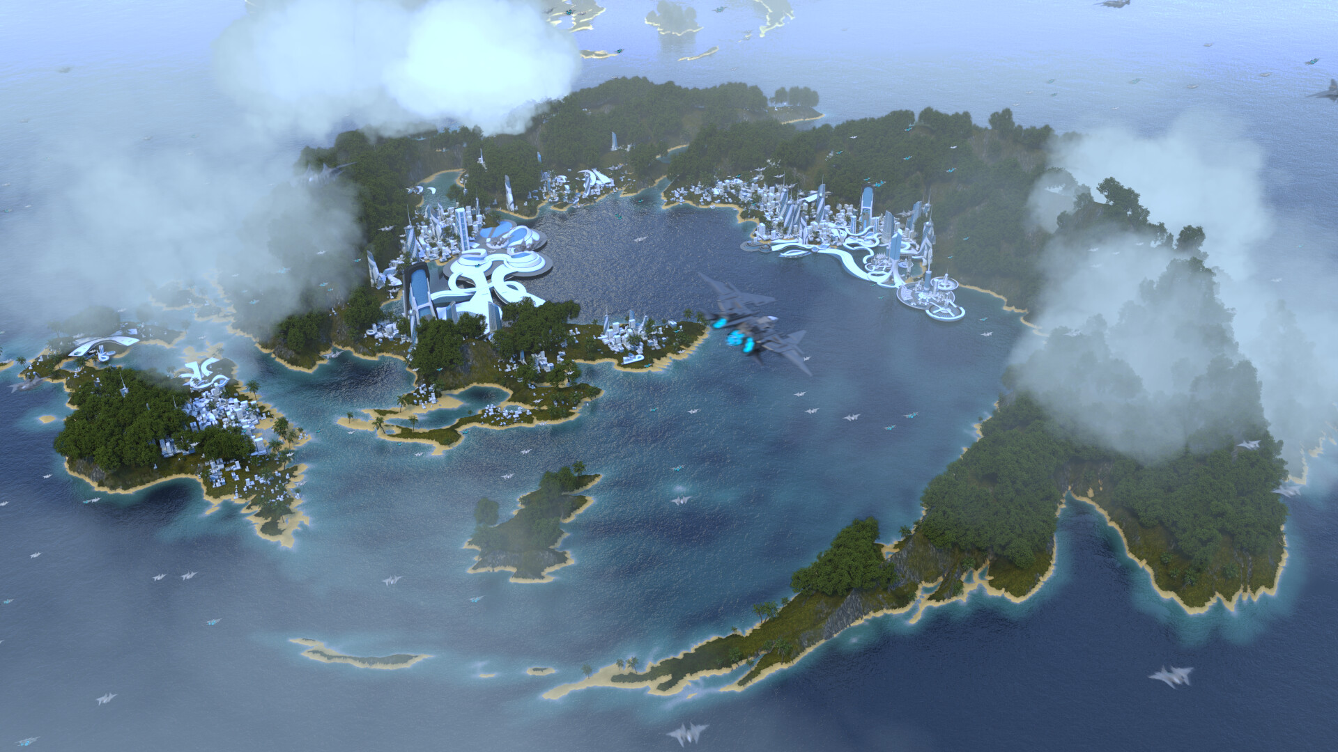 ArtStation - Islands of Future Cities