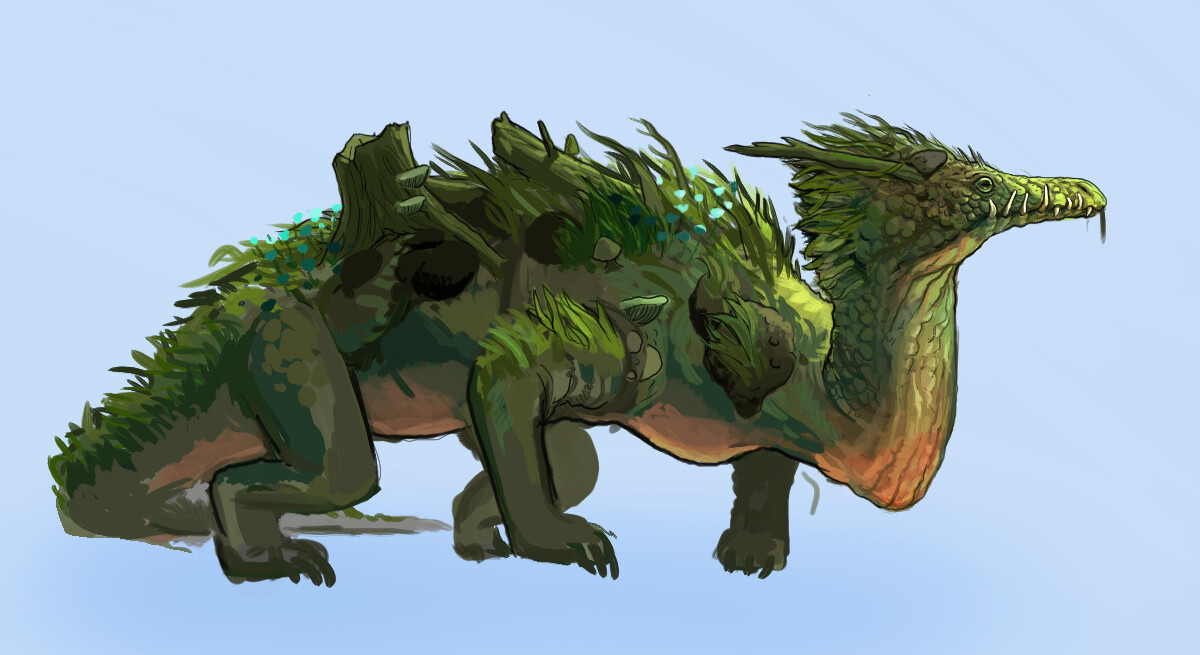 ArtStation - Forest Dragon