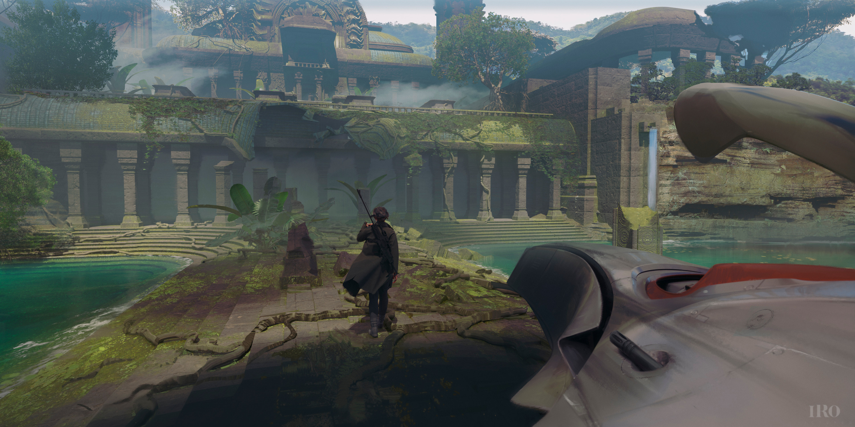 Gabriel Jiménez- Concept Art - Voices from the past - Environment Design