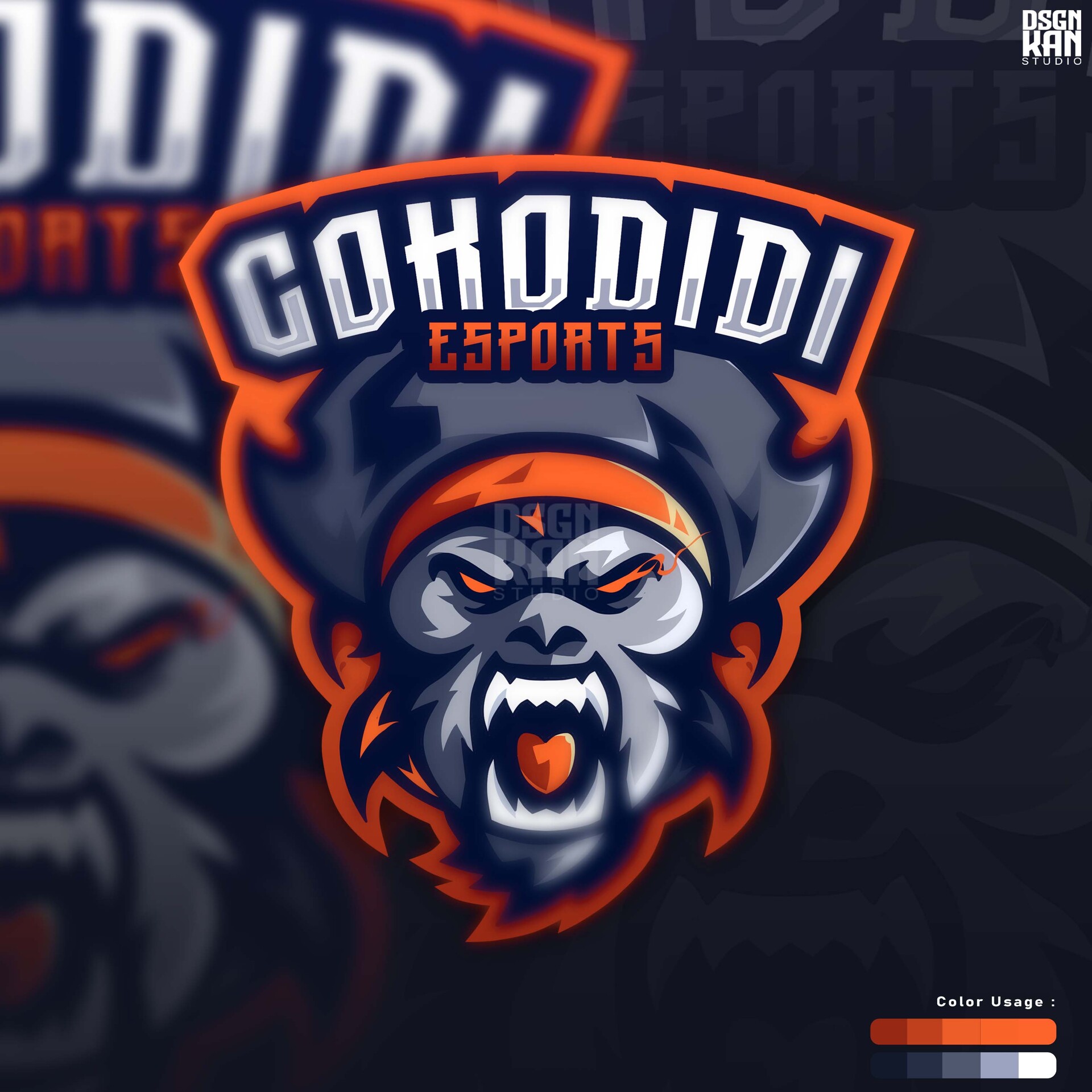 ArtStation - MONKEY PIRATES LOGO ESPORT